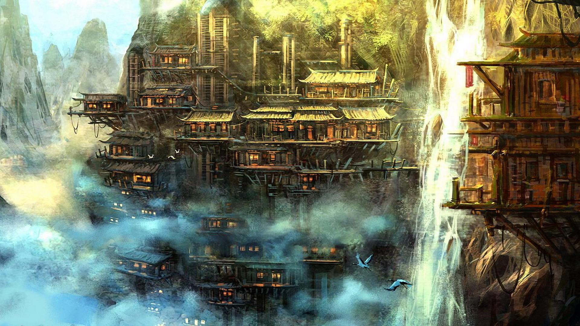 Fantasy Town Wallpapers - Top Free Fantasy Town Backgrounds ...