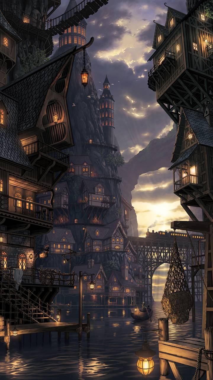 Fantasy Town Wallpapers - Top Free Fantasy Town Backgrounds ...