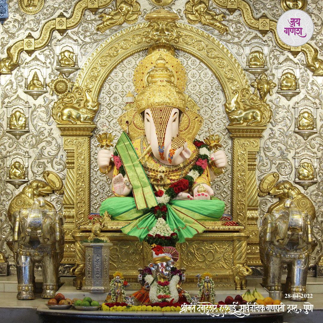 Dagdusheth Ganpati Wallpapers - Top Free Dagdusheth Ganpati Backgrounds ...