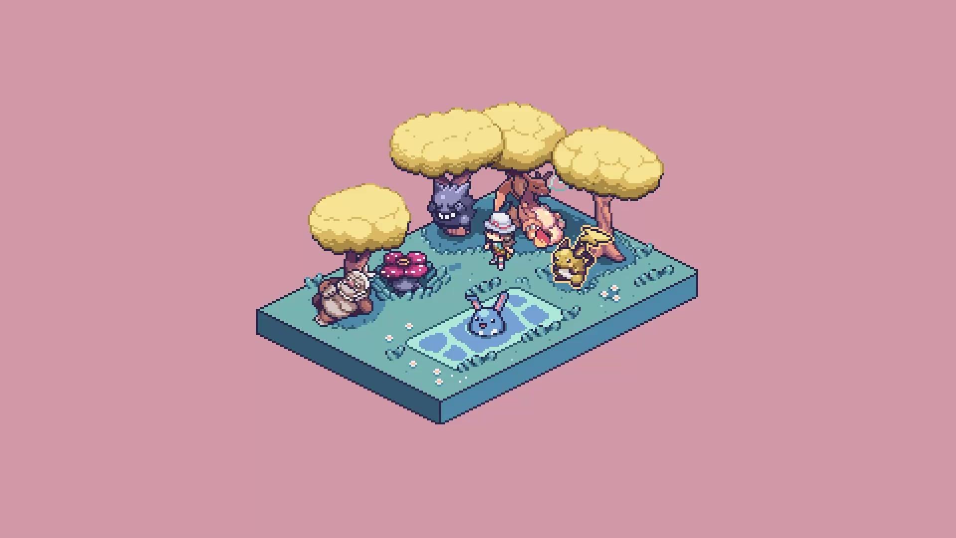 Pokémon Pixel Art Wallpapers - Top Free Pokémon Pixel Art Backgrounds ...