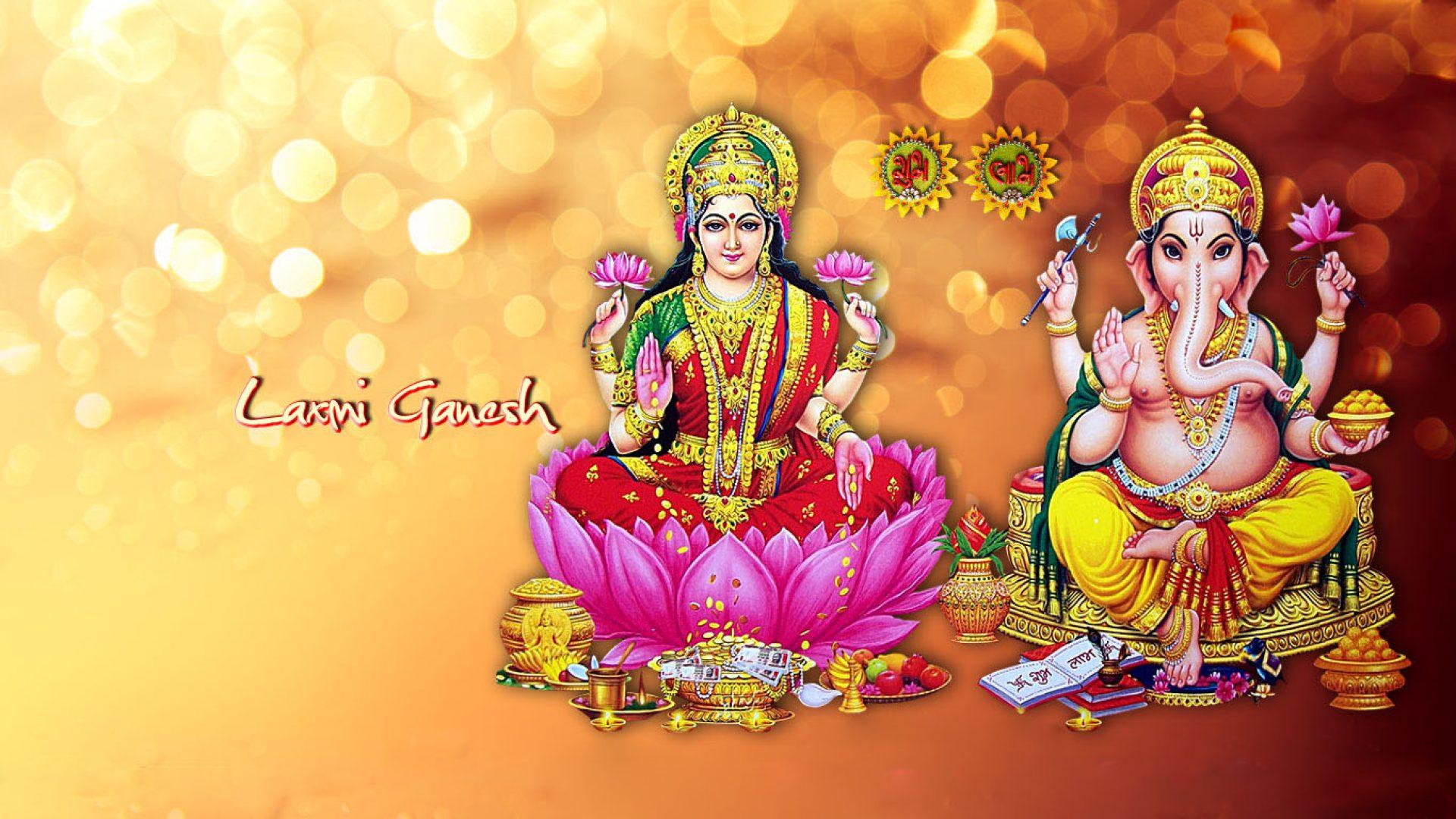 Lakshmi Ganesha Wallpapers - Top Free Lakshmi Ganesha Backgrounds - WallpaperAccess