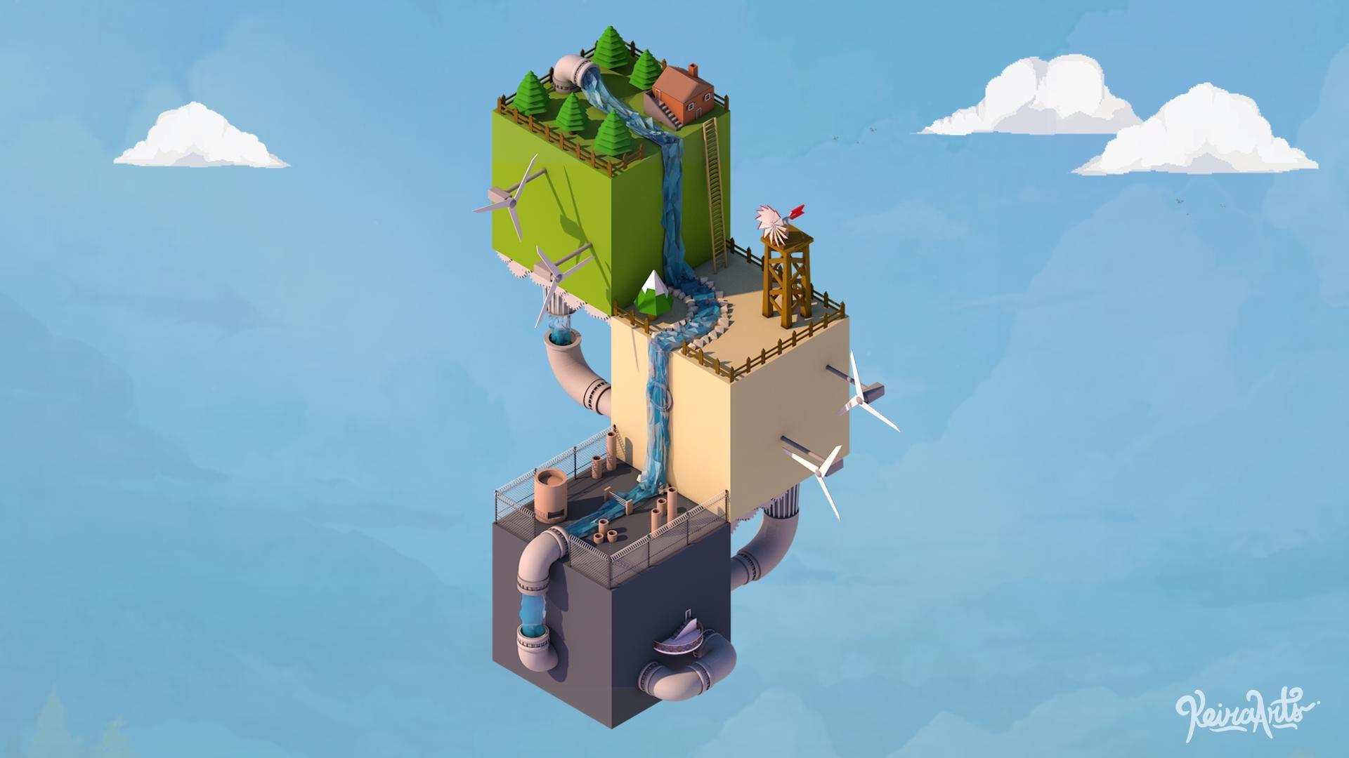 Voxel Wallpapers - Top Free Voxel Backgrounds - WallpaperAccess