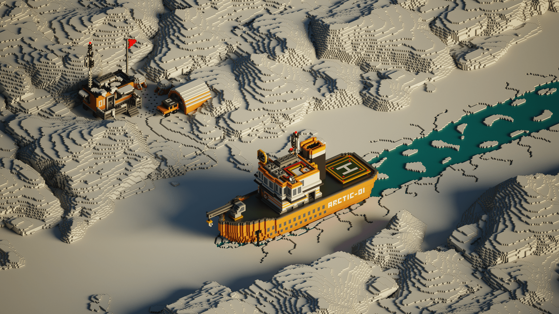 Voxel Wallpapers - Top Free Voxel Backgrounds - WallpaperAccess