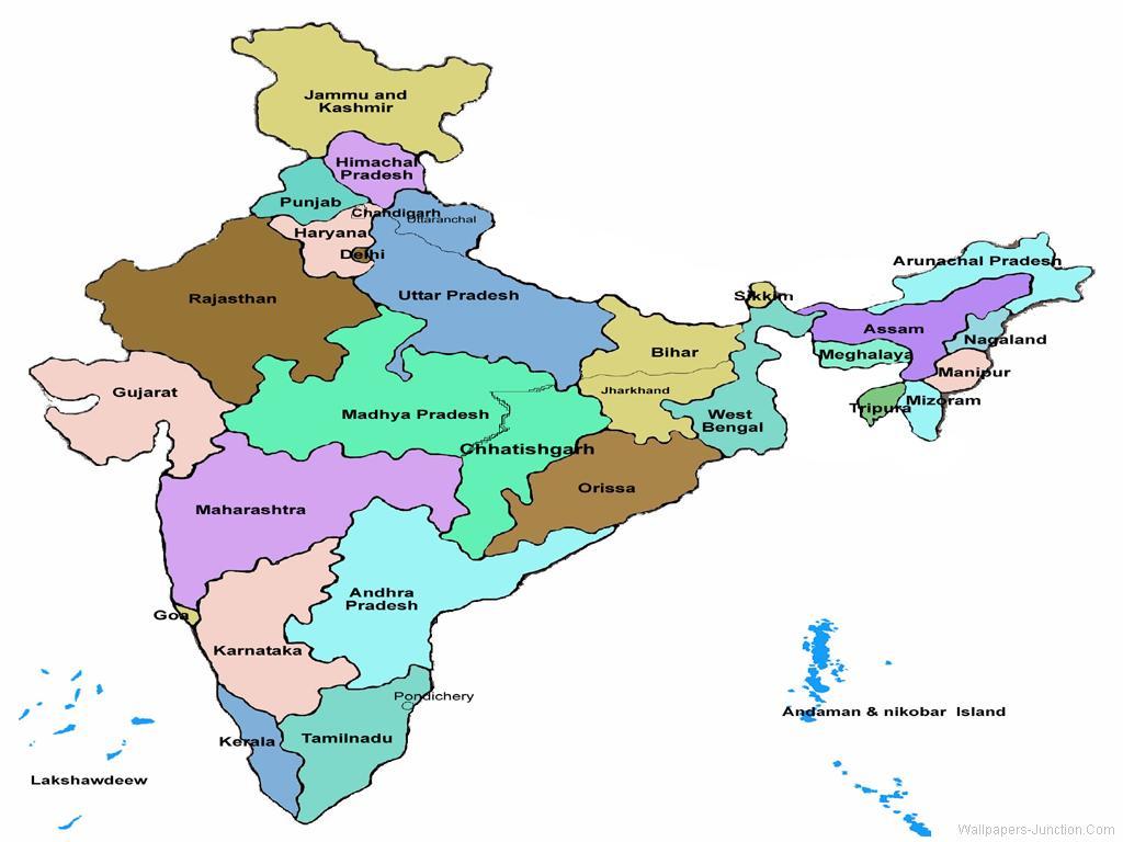 India Political Map Wallpapers - Top Free India Political Map ...
