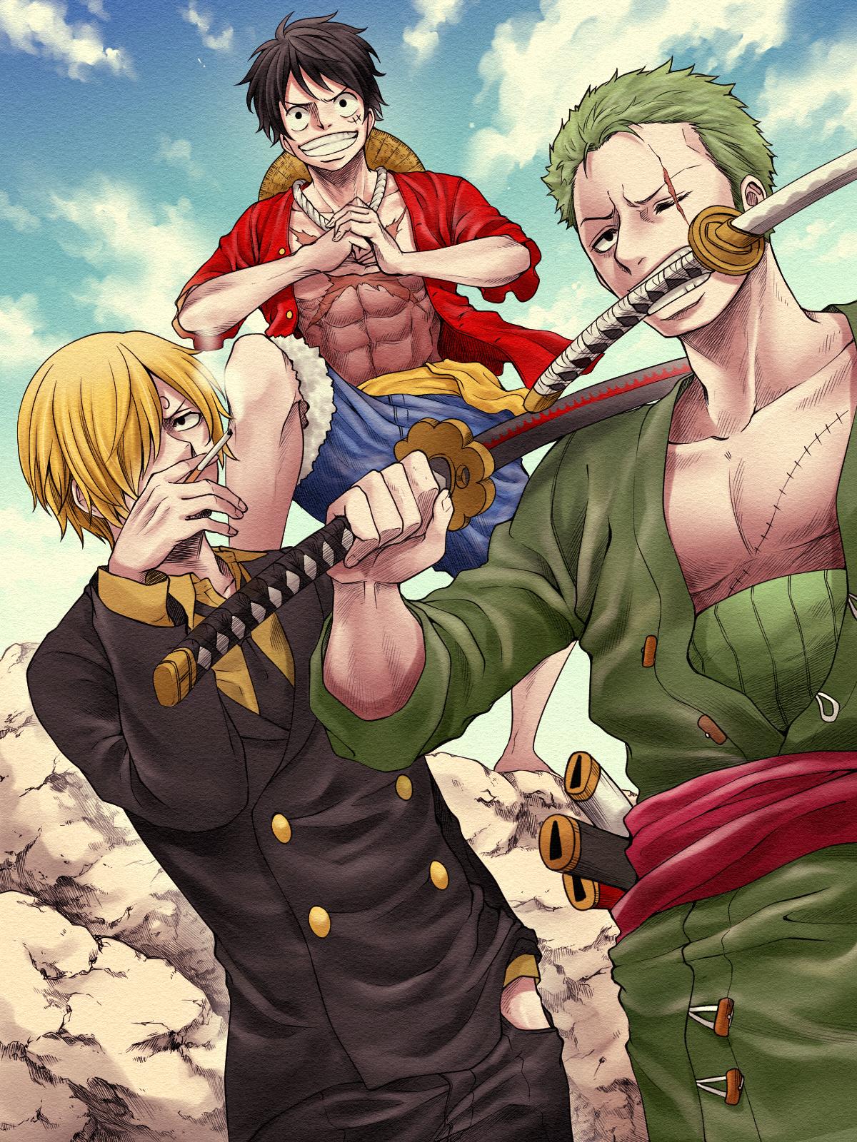 Monster Trio One Piece Wallpapers - Top Free Monster Trio One Piece ...