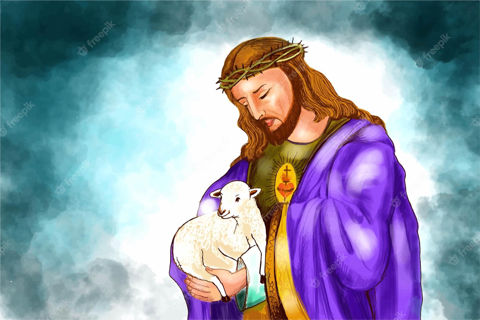 Jesus Painting Wallpapers - Top Free Jesus Painting Backgrounds ...