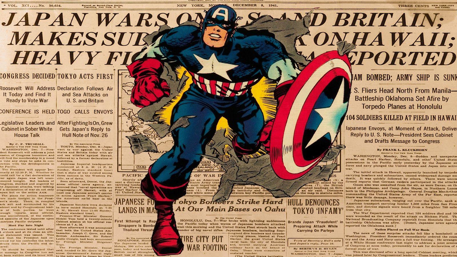 Captain America Comic Book Wallpapers - Top Free Captain America Comic ...
