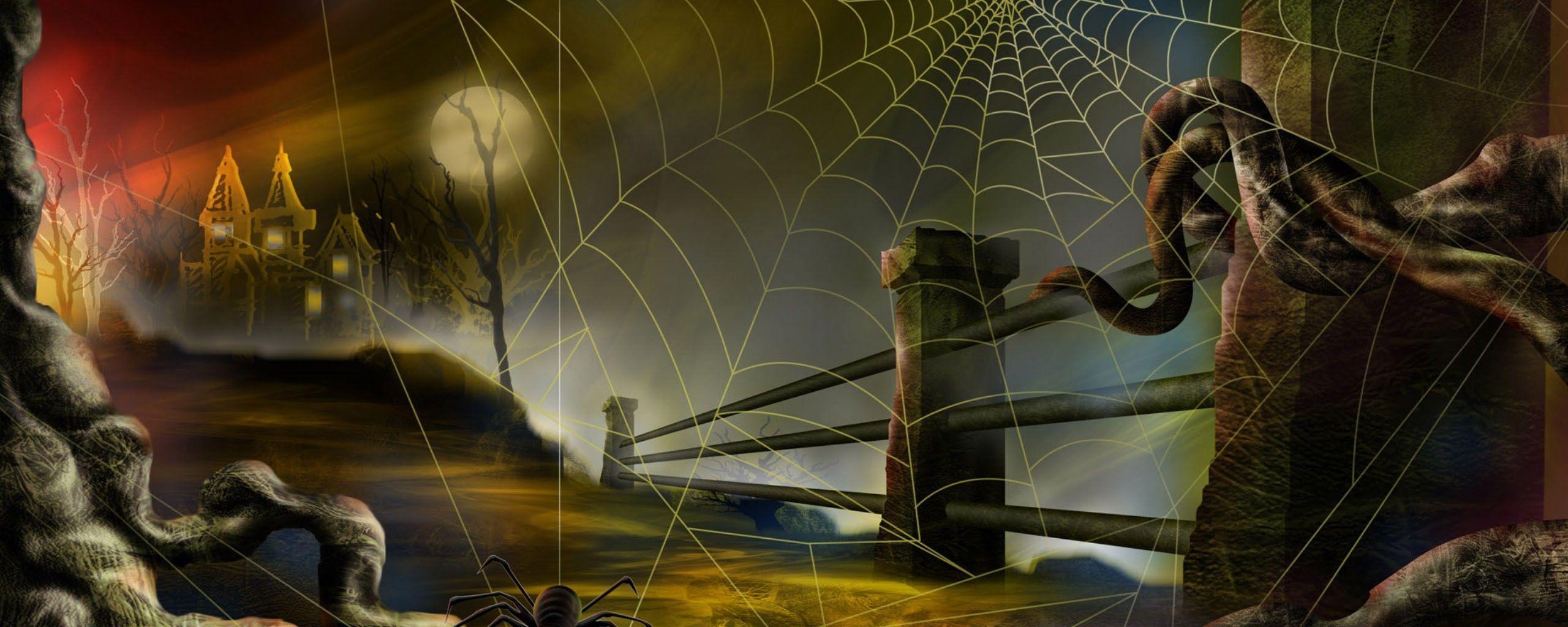 Halloween Dual Screen Wallpapers - Top Free Halloween Dual Screen ...