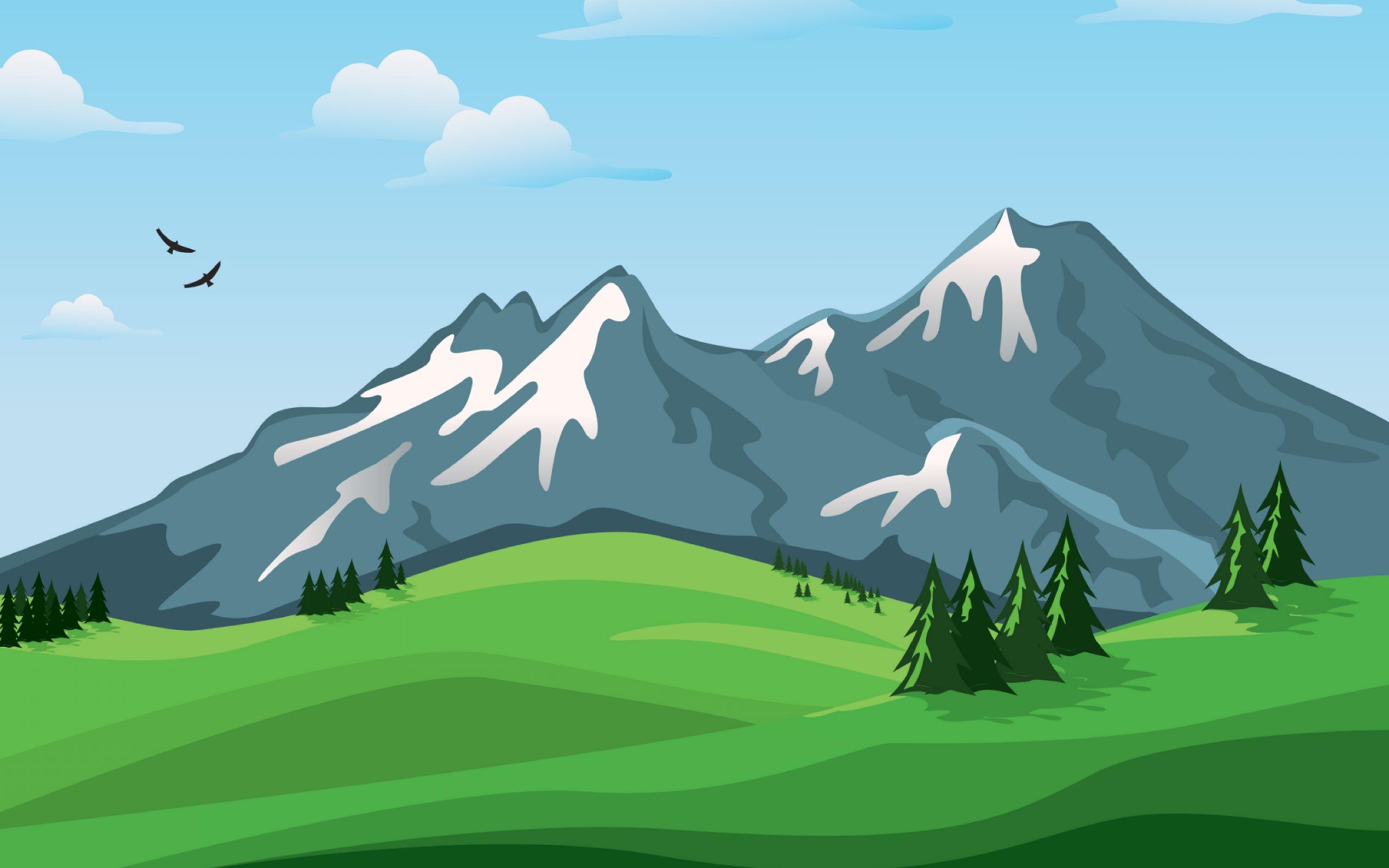 Mountain Vector Wallpapers - Top Free Mountain Vector Backgrounds ...