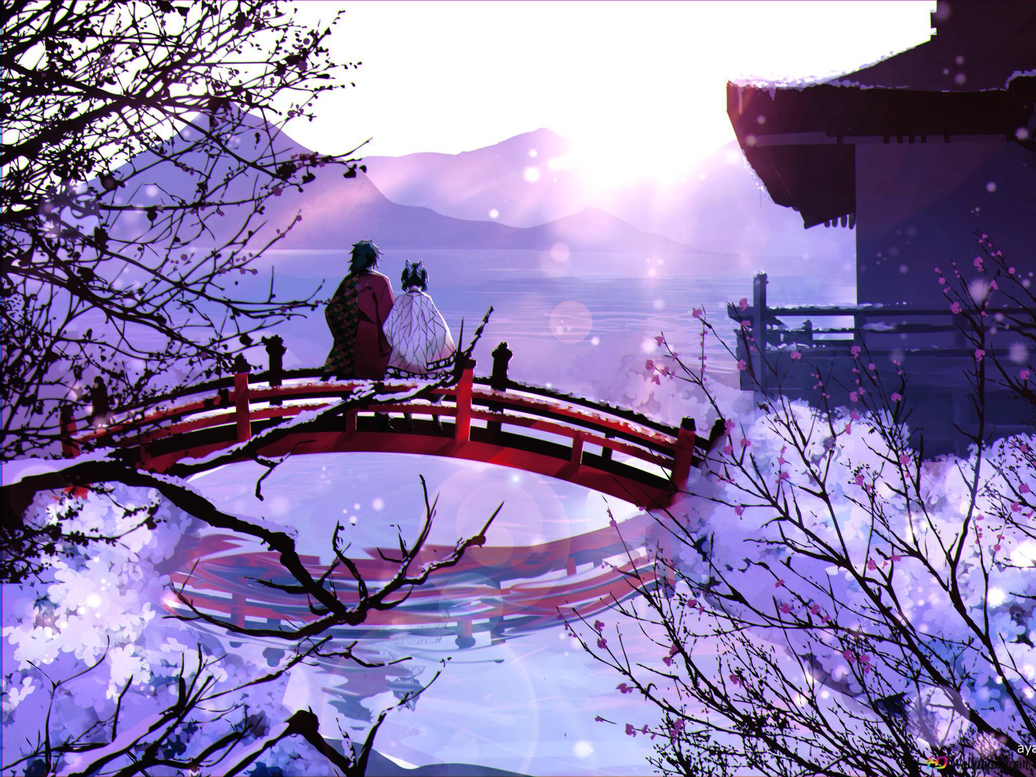 Demon Slayer Landscape Wallpapers - Top Free Demon Slayer Landscape ...