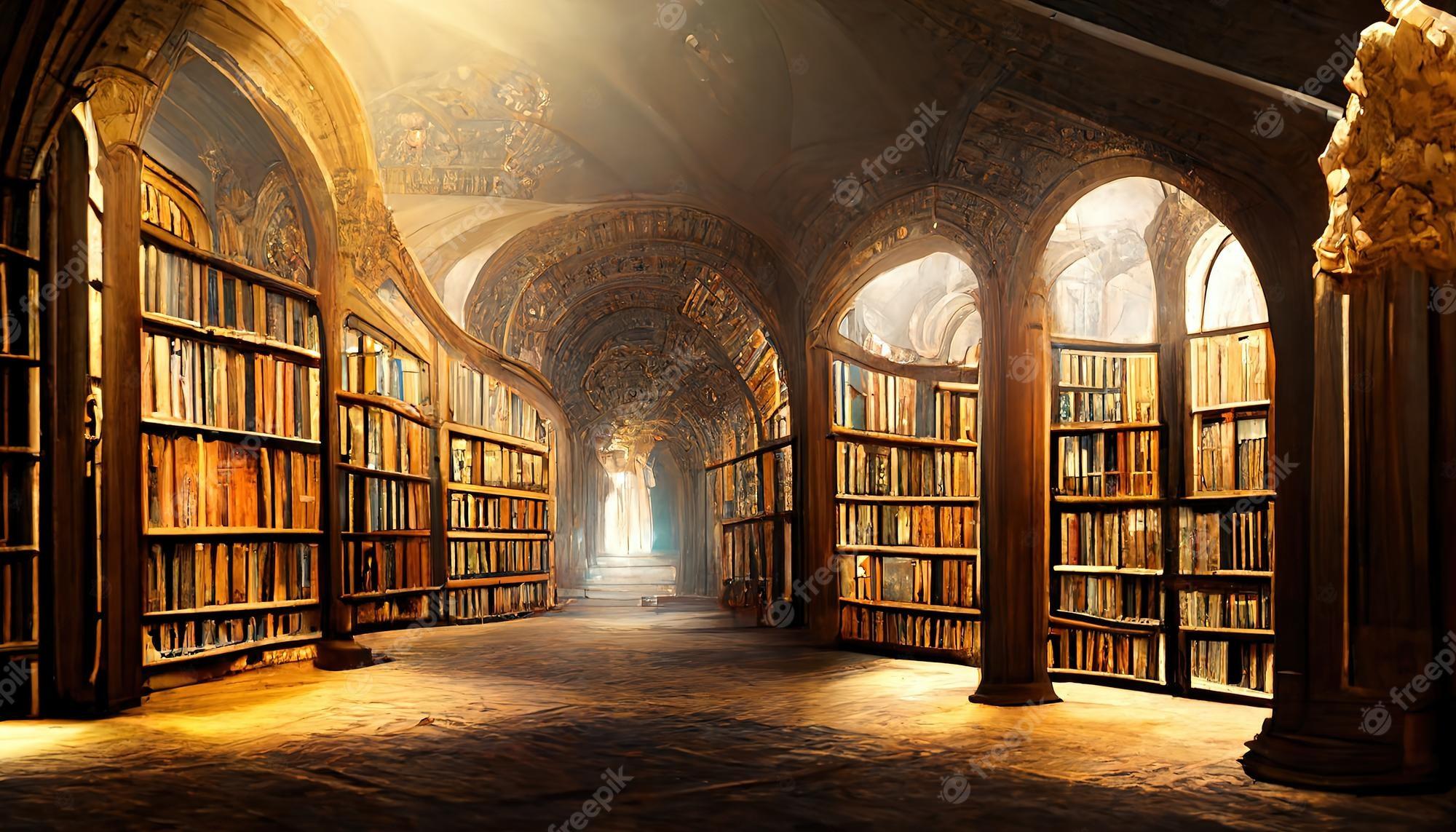 Fantasy Library Wallpapers - Top Free Fantasy Library Backgrounds ...