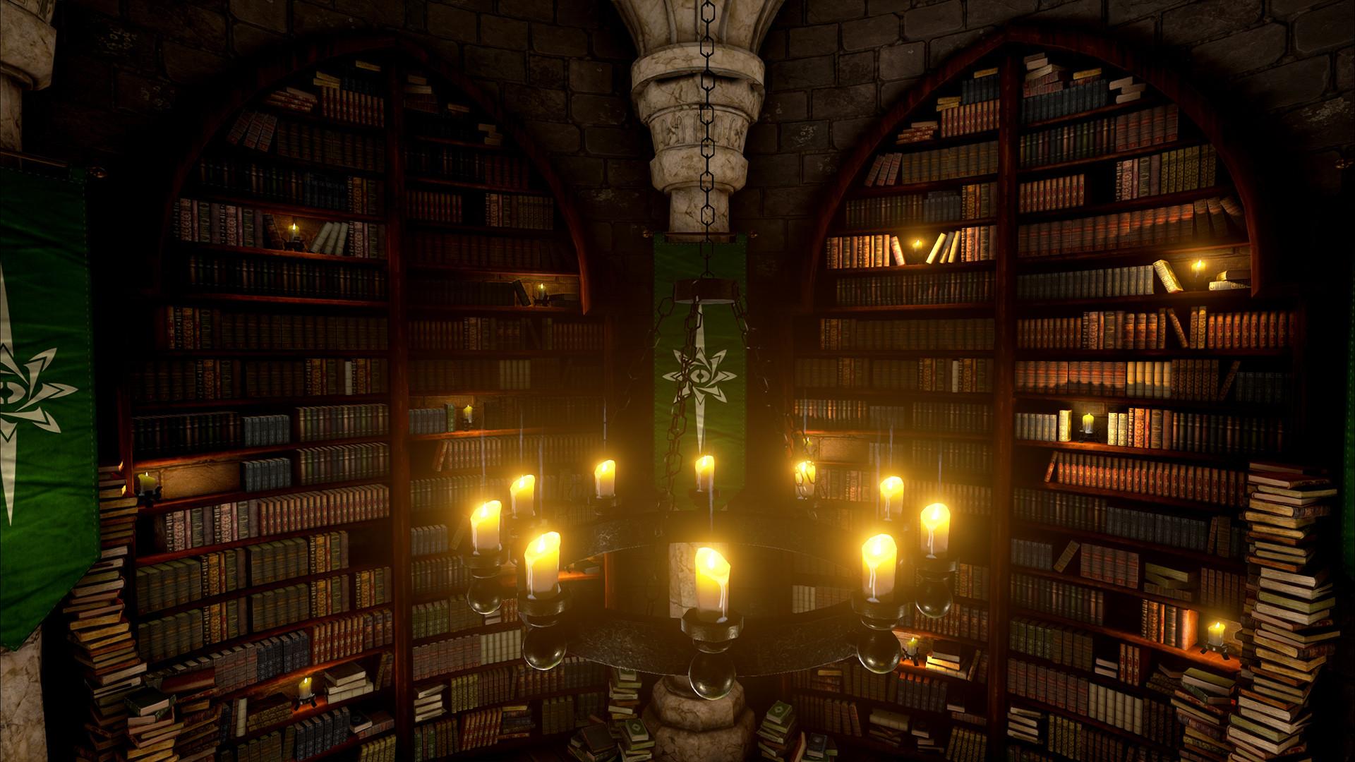 Fantasy Library Wallpapers - Top Free Fantasy Library Backgrounds ...