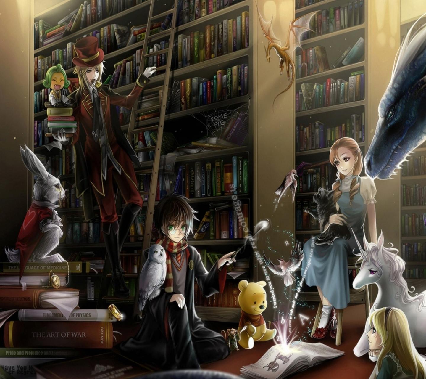 Fantasy Library Wallpapers - Top Free Fantasy Library Backgrounds ...