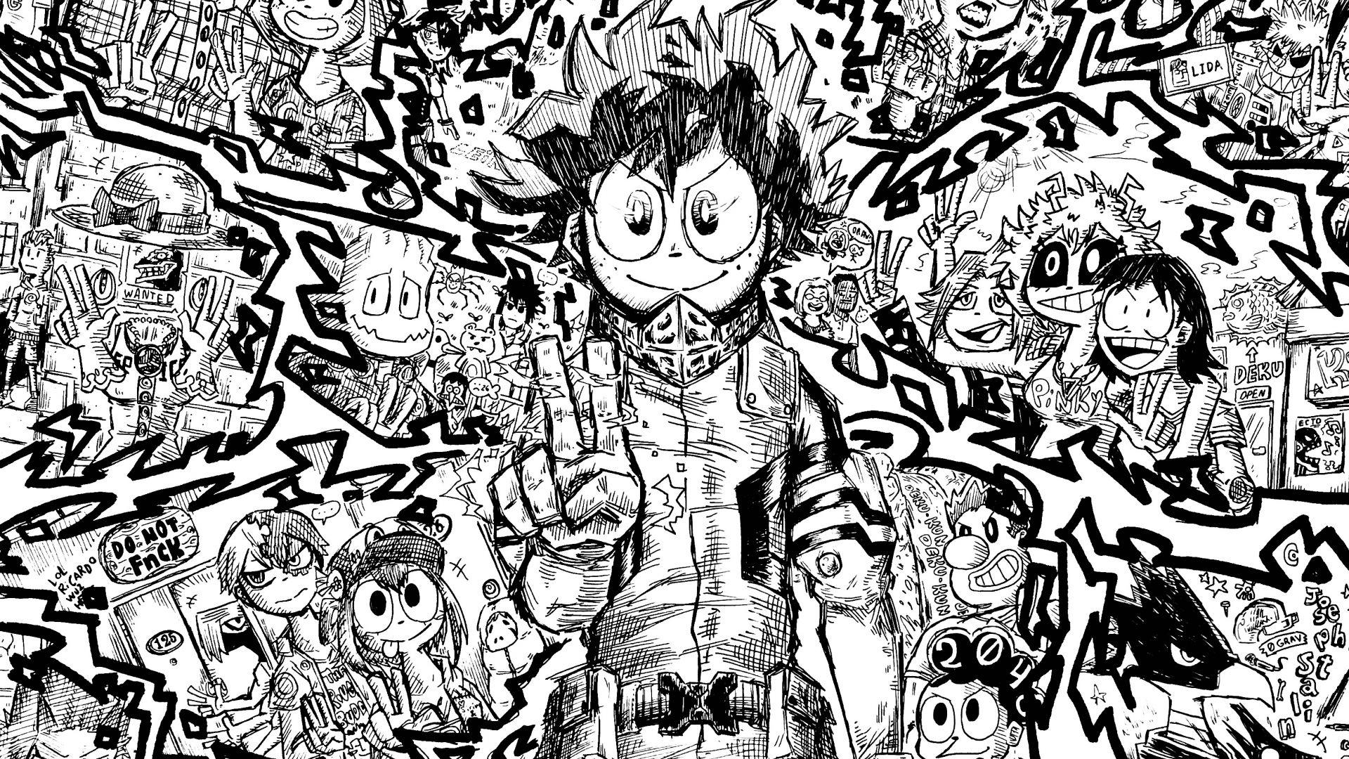 Anime Doodle Wallpapers - Top Free Anime Doodle Backgrounds ...