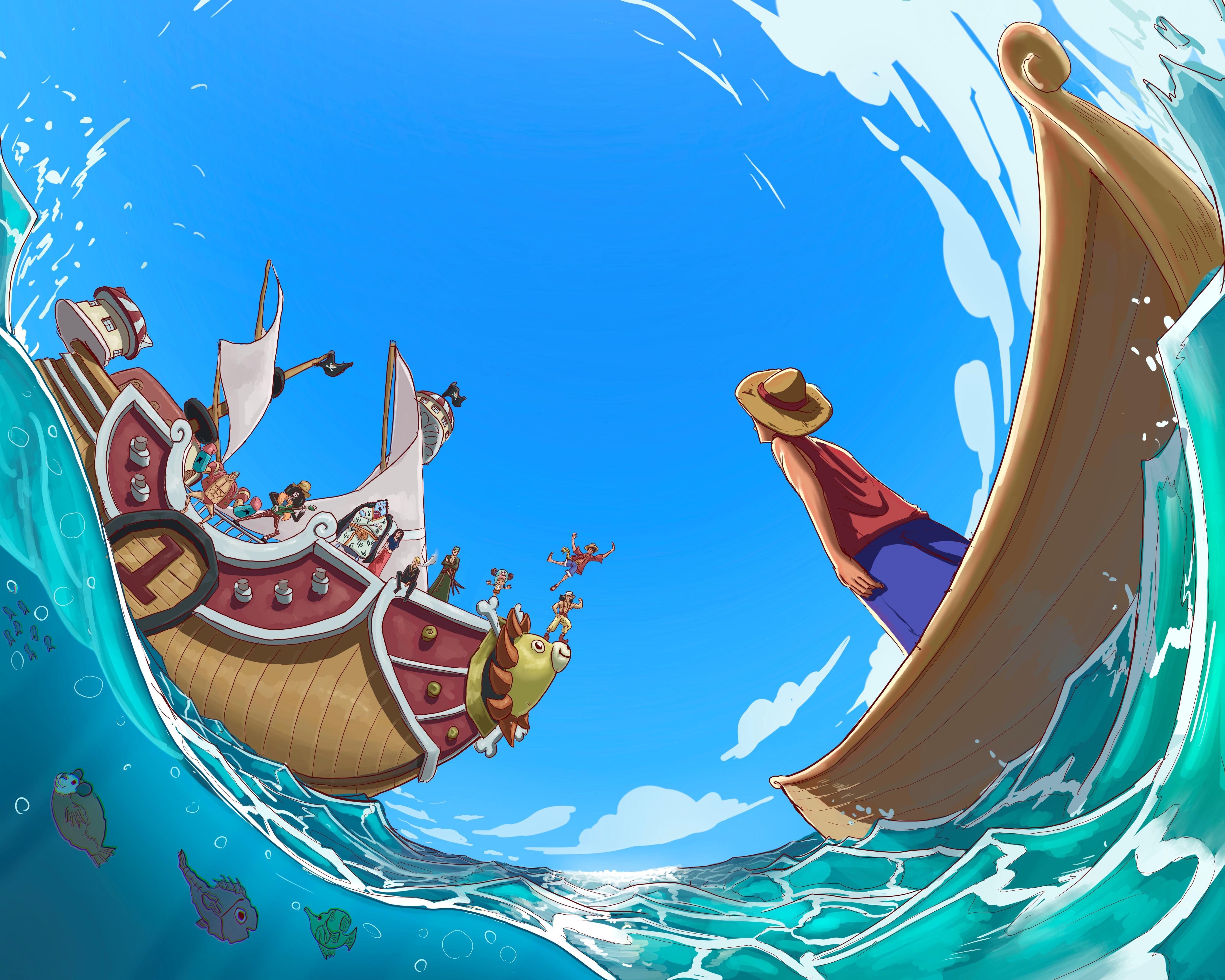 One Piece Boat Wallpapers - Top Free One Piece Boat Backgrounds ...