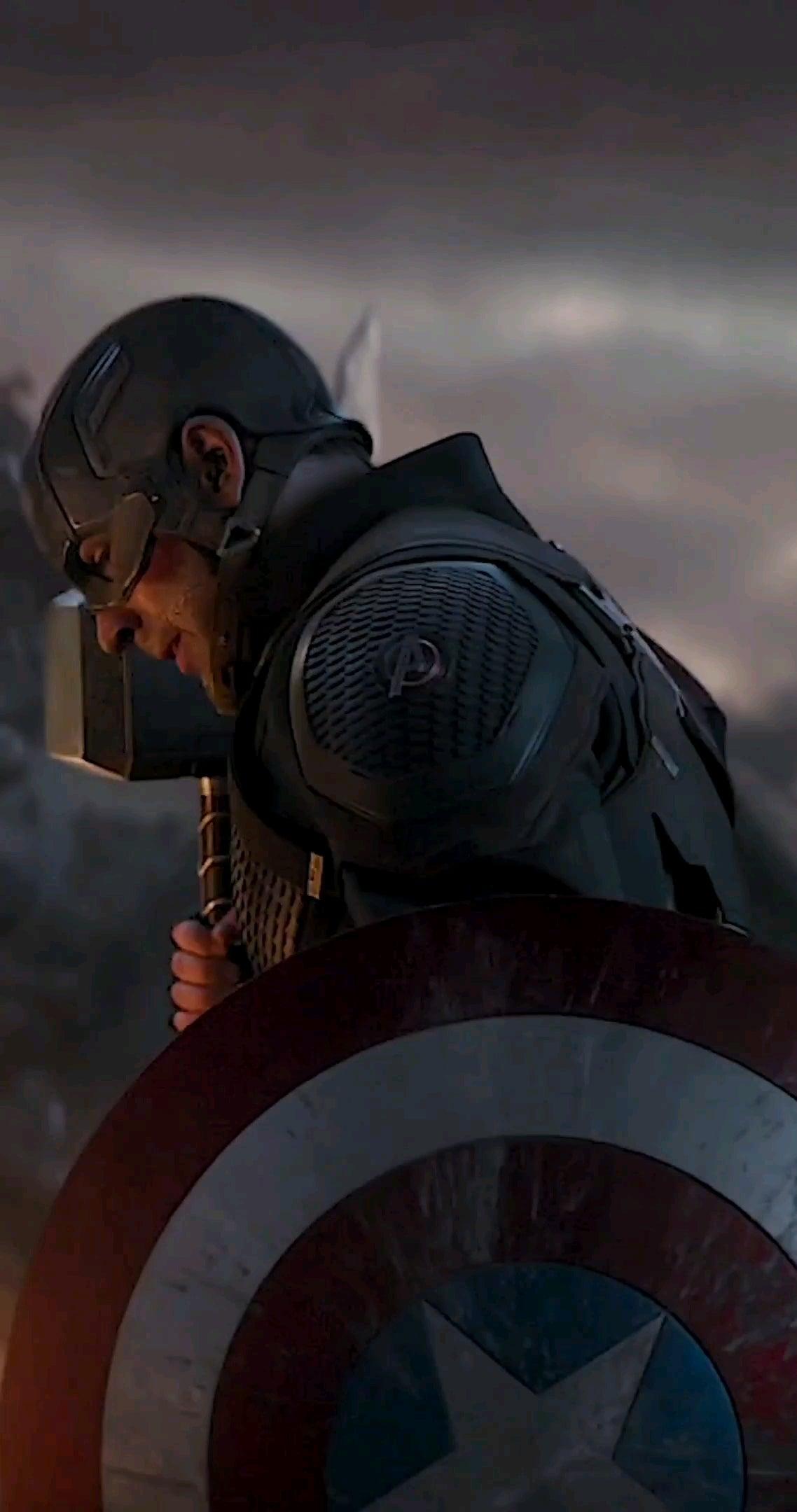 Captain America With Mjolnir Wallpapers - Top Free Captain America With ...