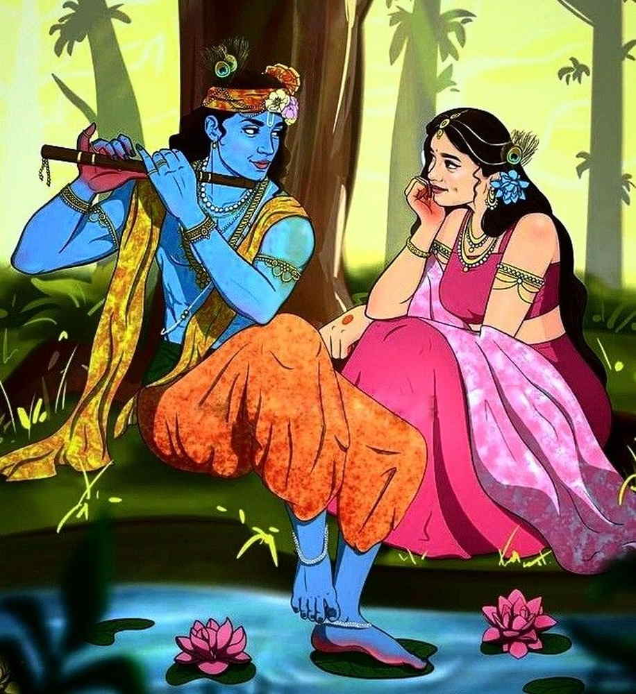 Radha Krishna Cartoon Wallpapers - Top Free Radha Krishna Cartoon ...