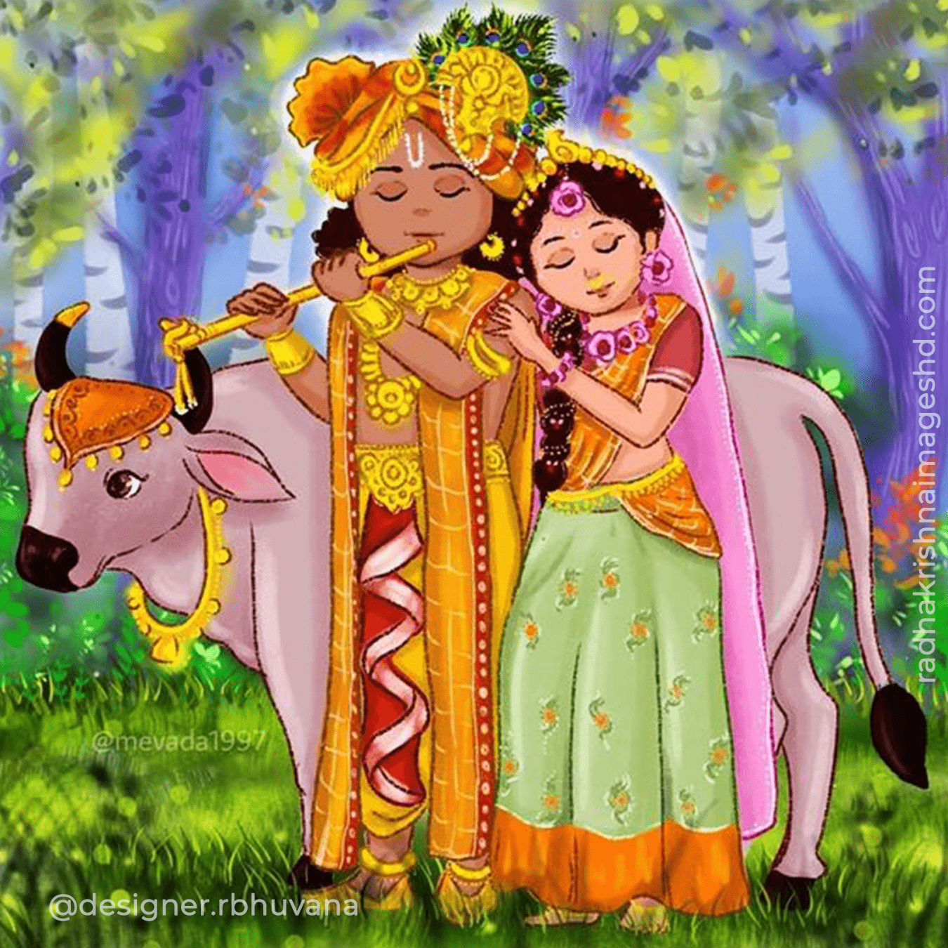 Radha Krishna Cartoon Wallpapers - Top Free Radha Krishna Cartoon ...