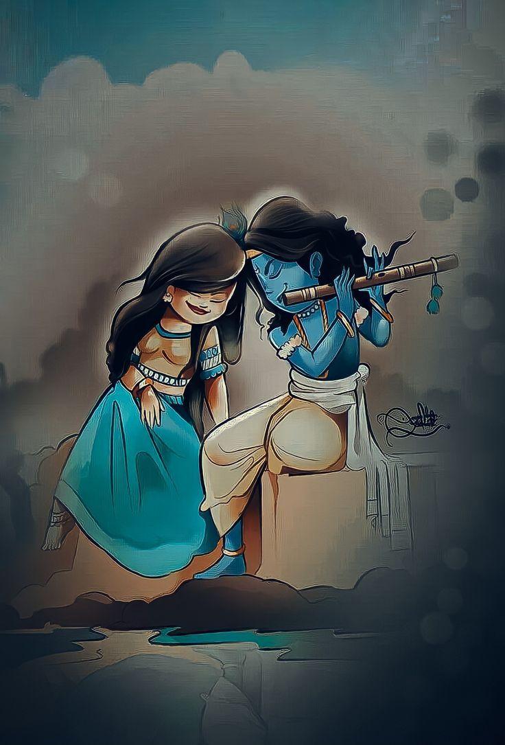 Radha Krishna Cartoon Wallpapers - Top Free Radha Krishna Cartoon ...