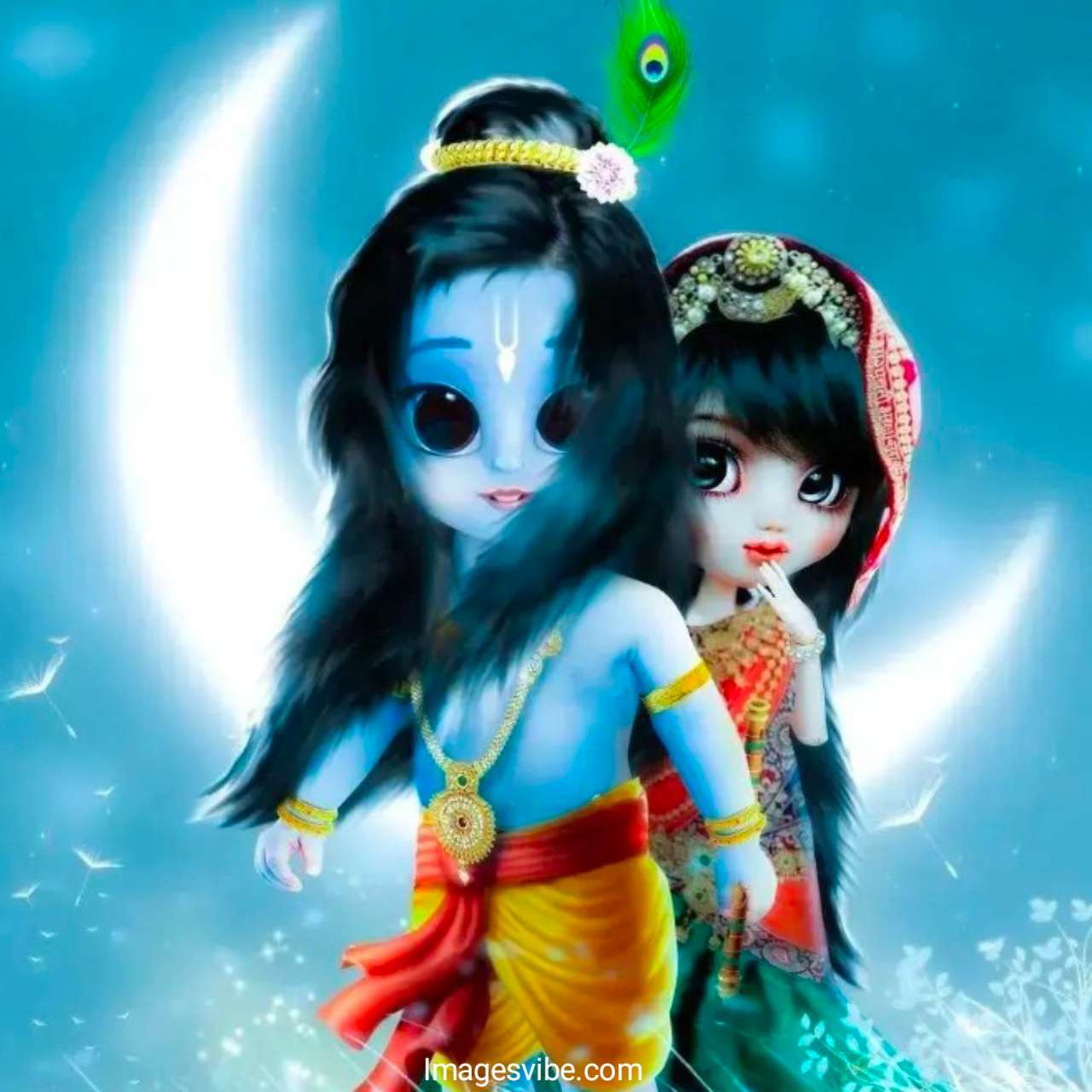 Radha Krishna Cartoon Wallpapers - Top Free Radha Krishna Cartoon ...