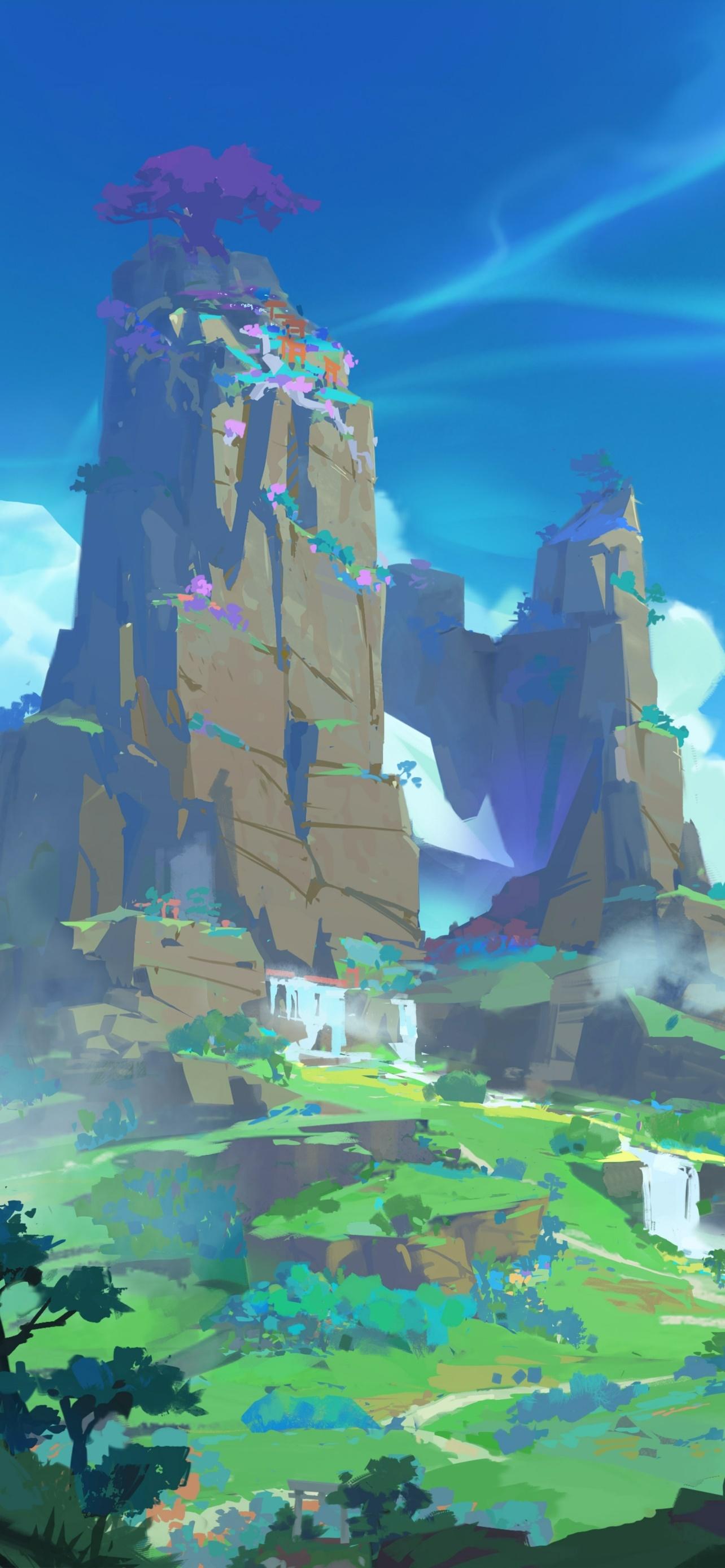 Genshin Scenery Wallpapers - Top Free Genshin Scenery Backgrounds ...