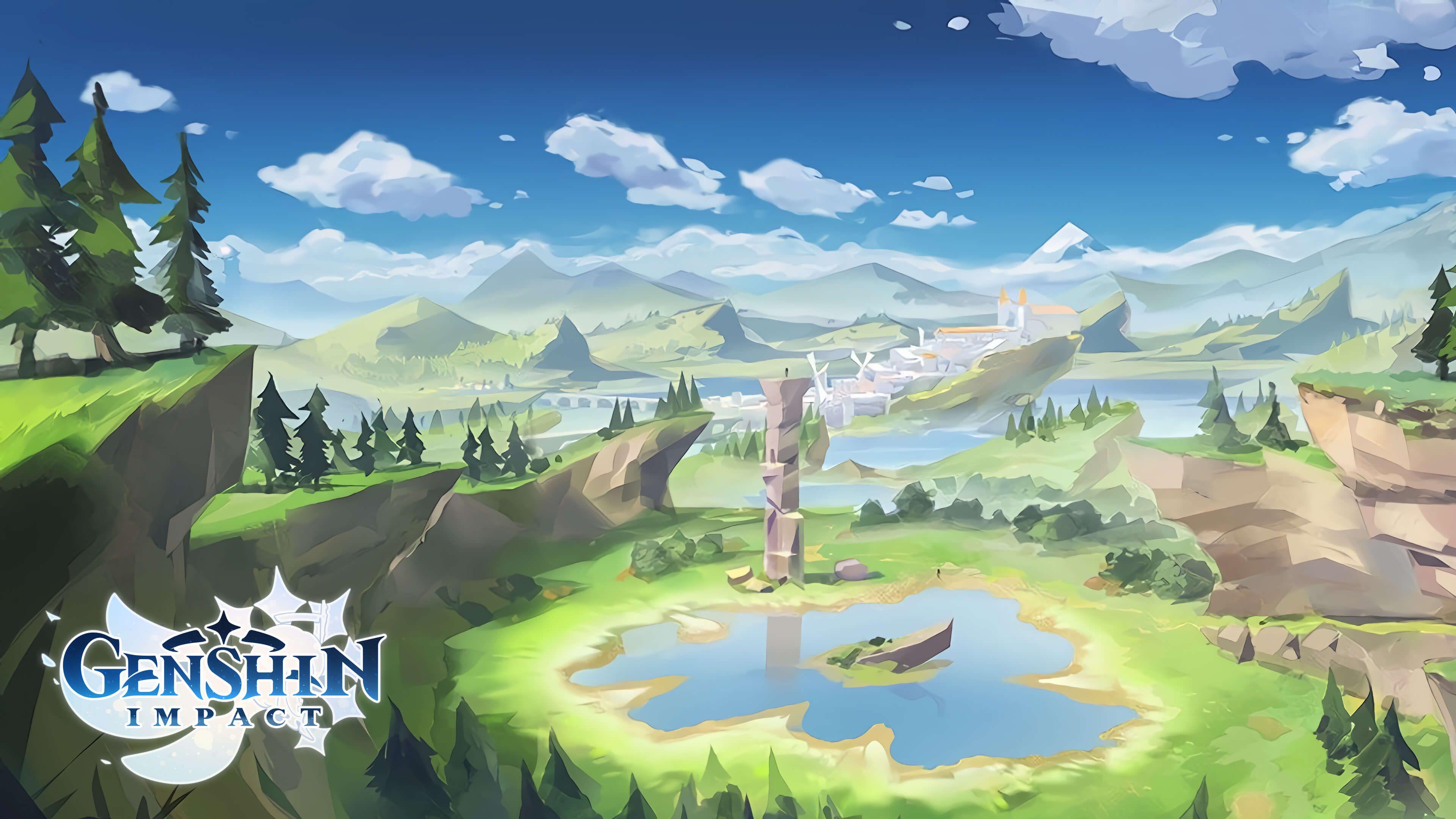 Genshin Scenery Wallpapers - Top Free Genshin Scenery Backgrounds ...