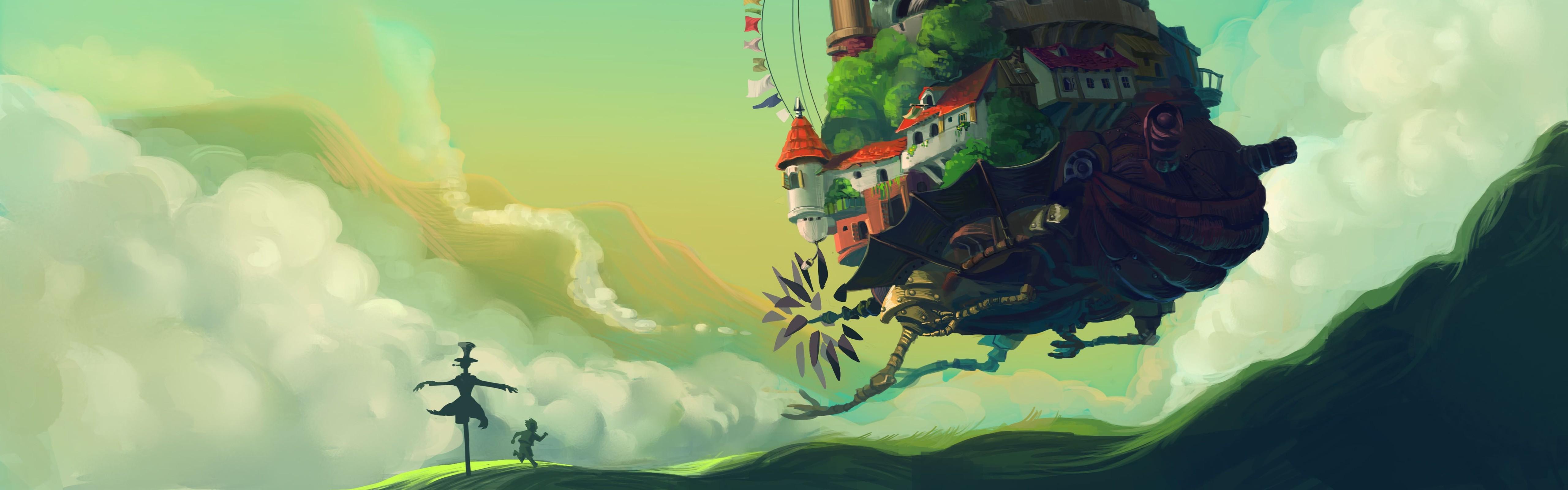 Ghibli Dual Monitor Wallpapers - Top Free Ghibli Dual Monitor ...