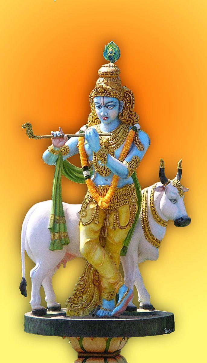 Krishna With Cow Wallpapers - Top Free Krishna With Cow Backgrounds ...