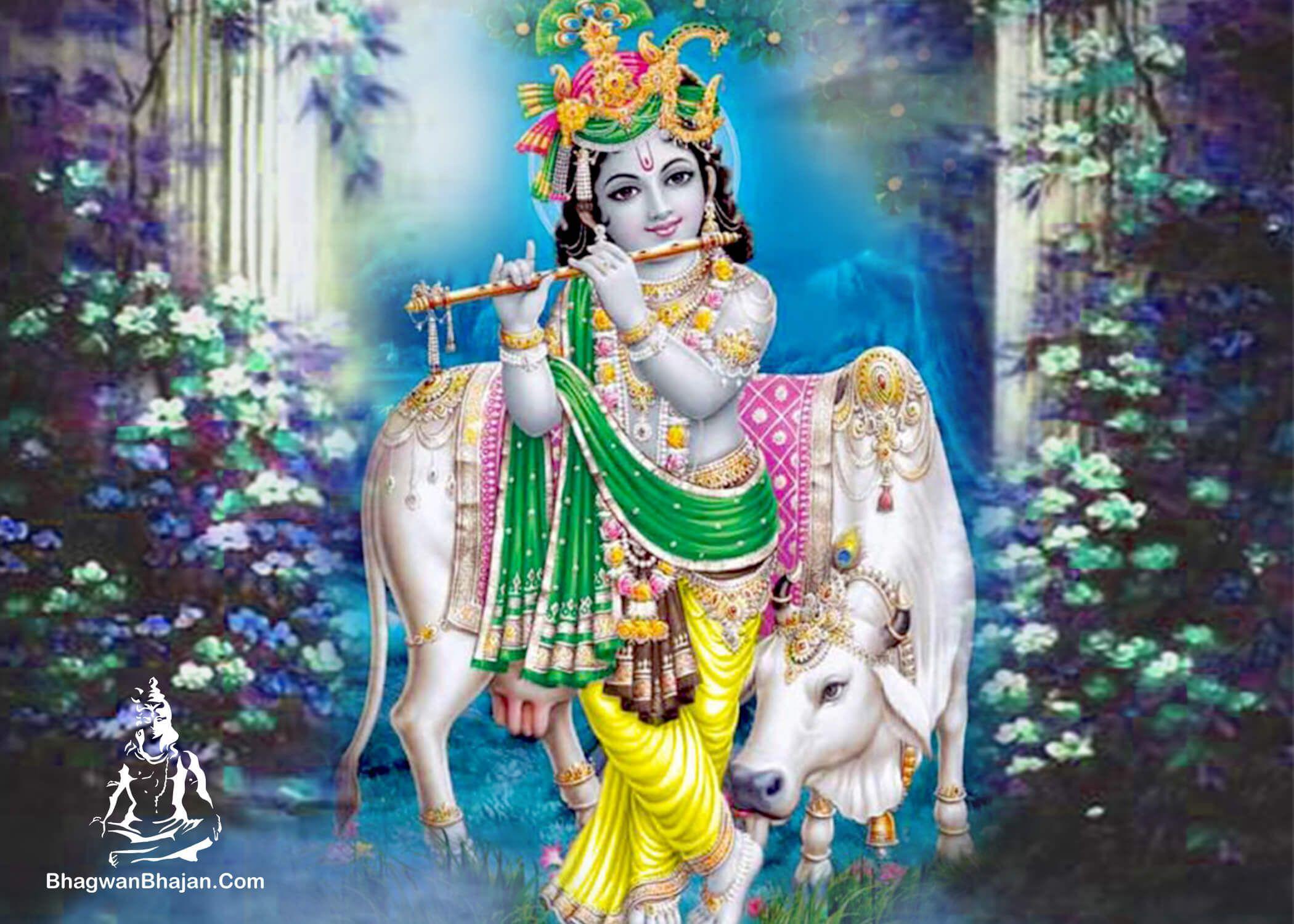 Krishna With Cow Wallpapers - Top Free Krishna With Cow Backgrounds ...