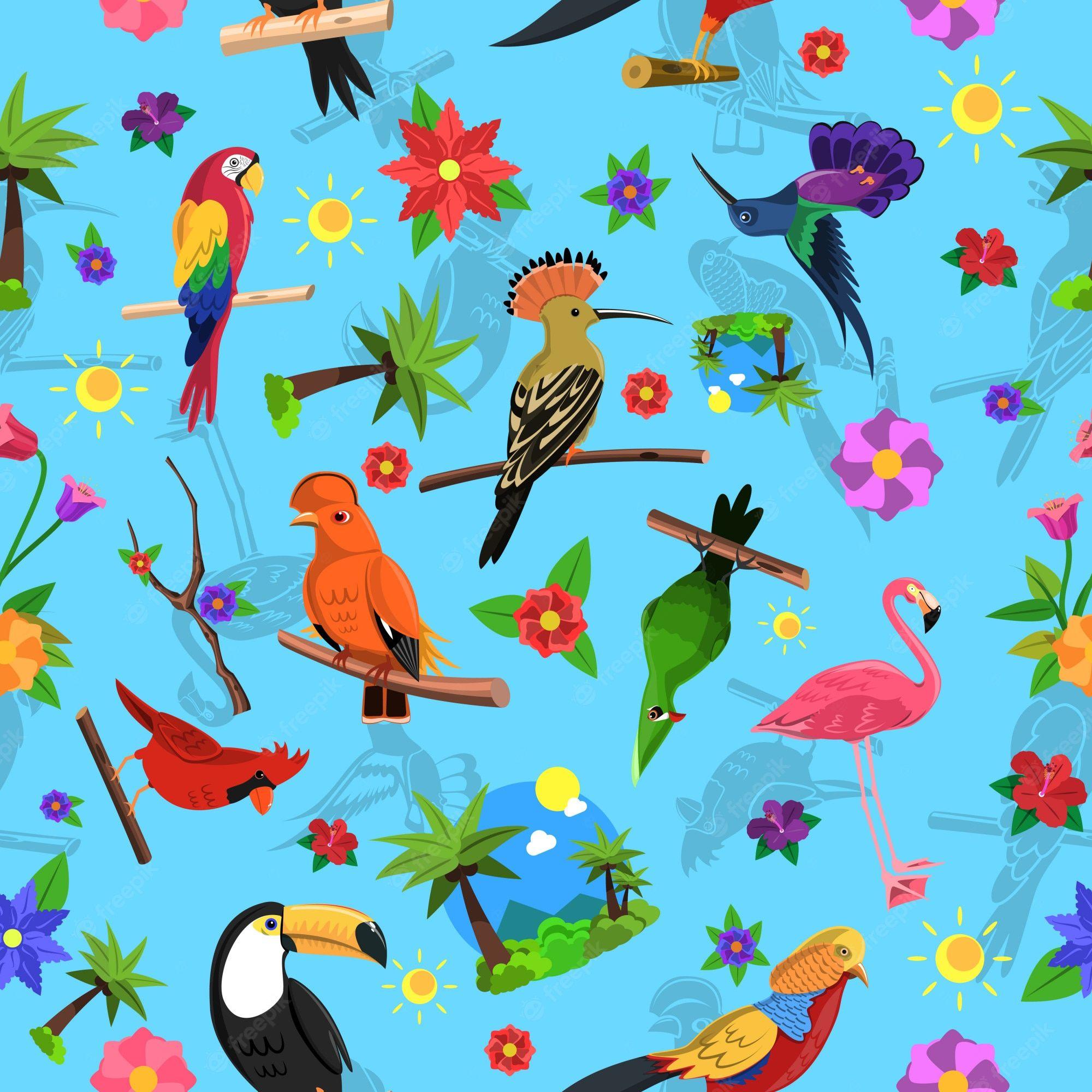 Parrot Pattern Wallpapers - Top Free Parrot Pattern Backgrounds ...