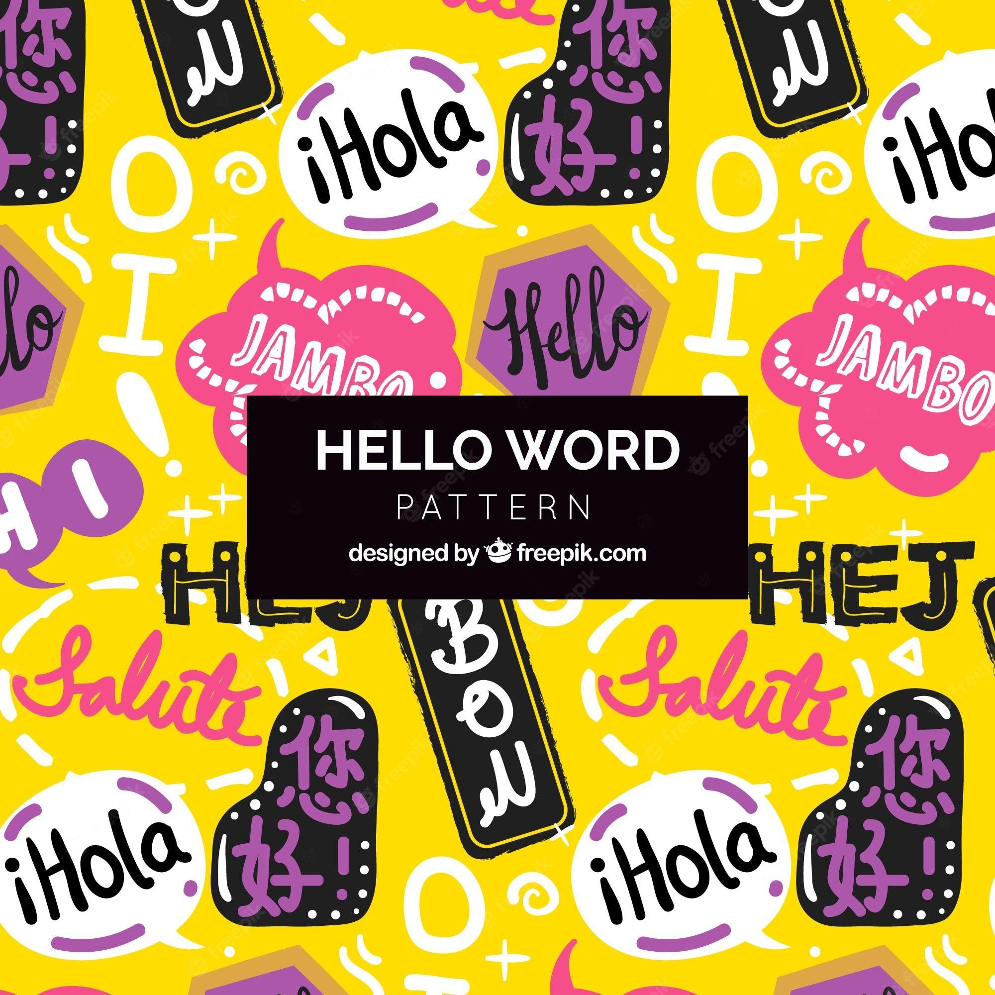 Hello Word Wallpapers - Top Free Hello Word Backgrounds - WallpaperAccess