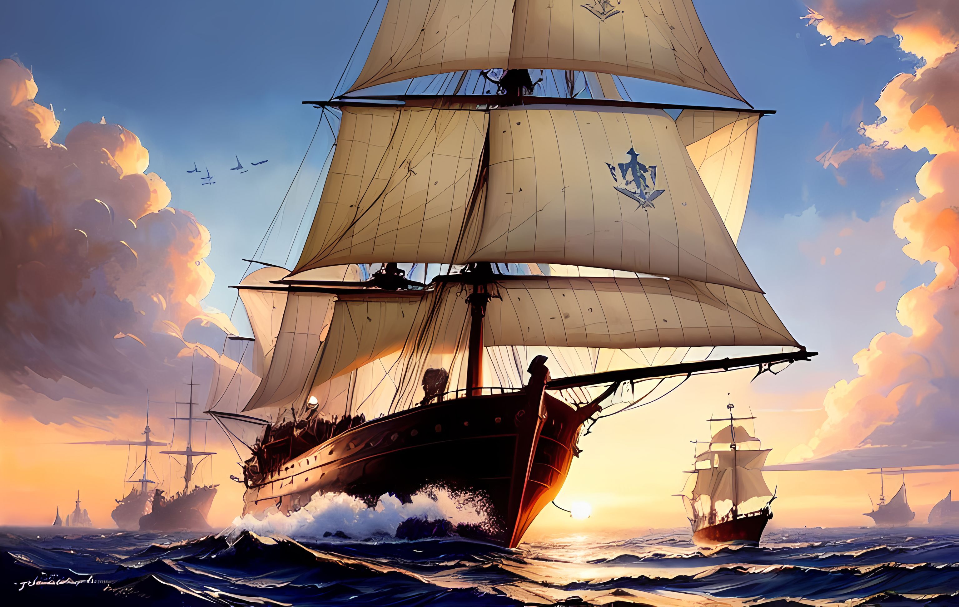 Sea Ship Wallpapers - Top Free Sea Ship Backgrounds - WallpaperAccess