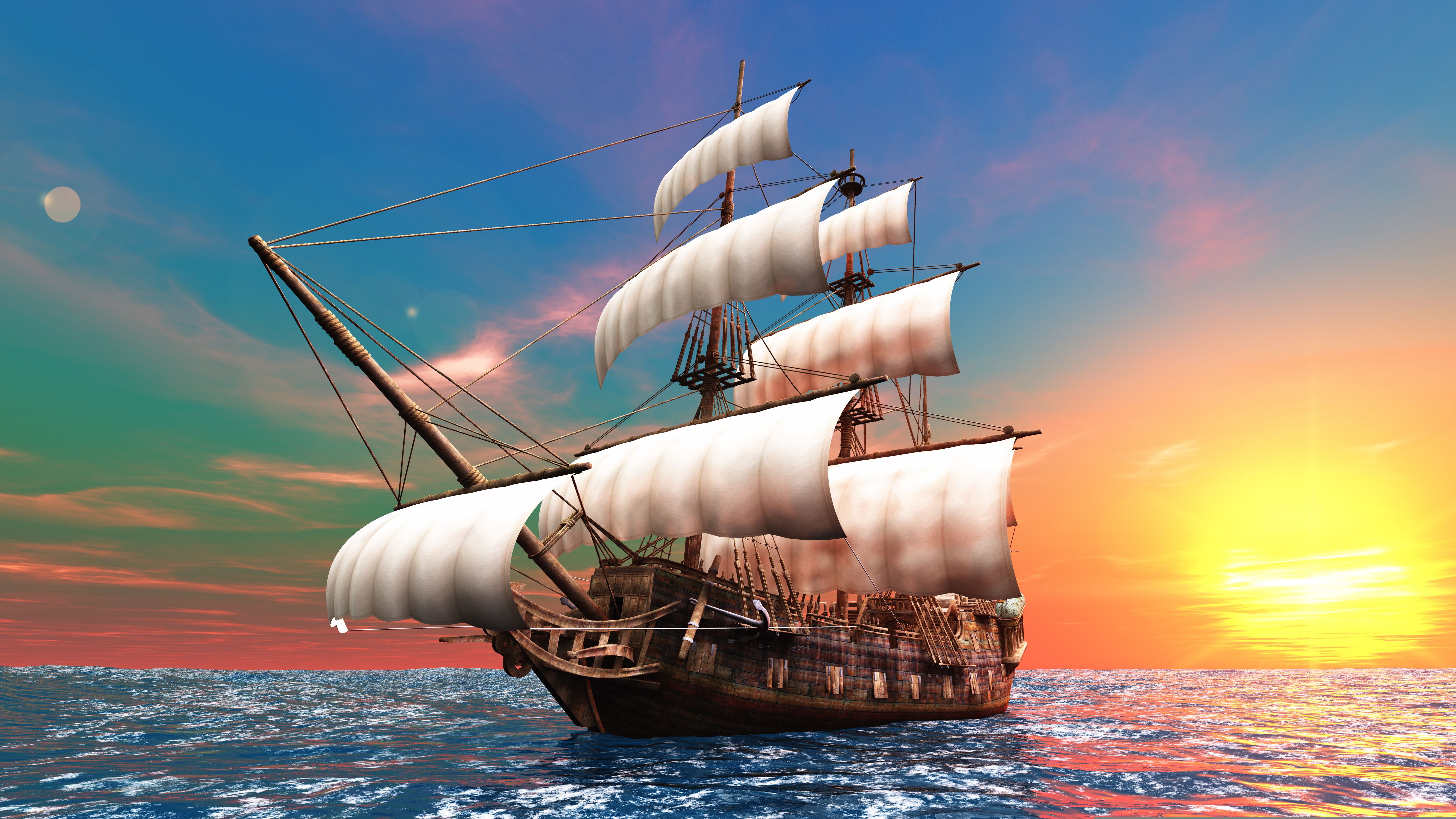 Sea Ship Wallpapers - Top Free Sea Ship Backgrounds - WallpaperAccess