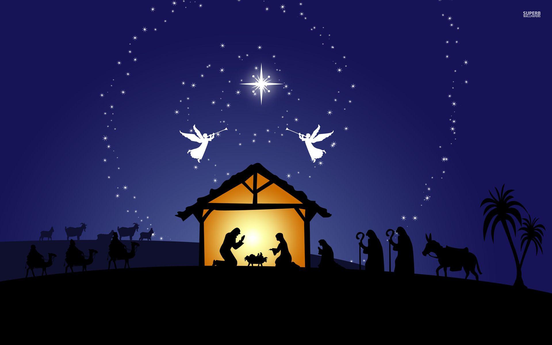 Nativity Merry Christmas Christian Wallpapers - Top Free Nativity Merry ...