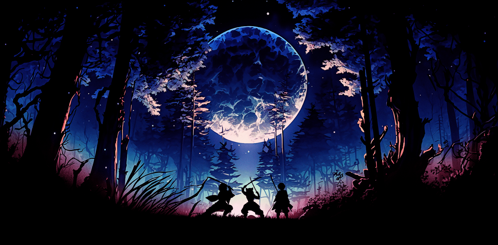 Demon Slayer Trio Wallpapers - Top Free Demon Slayer Trio Backgrounds ...