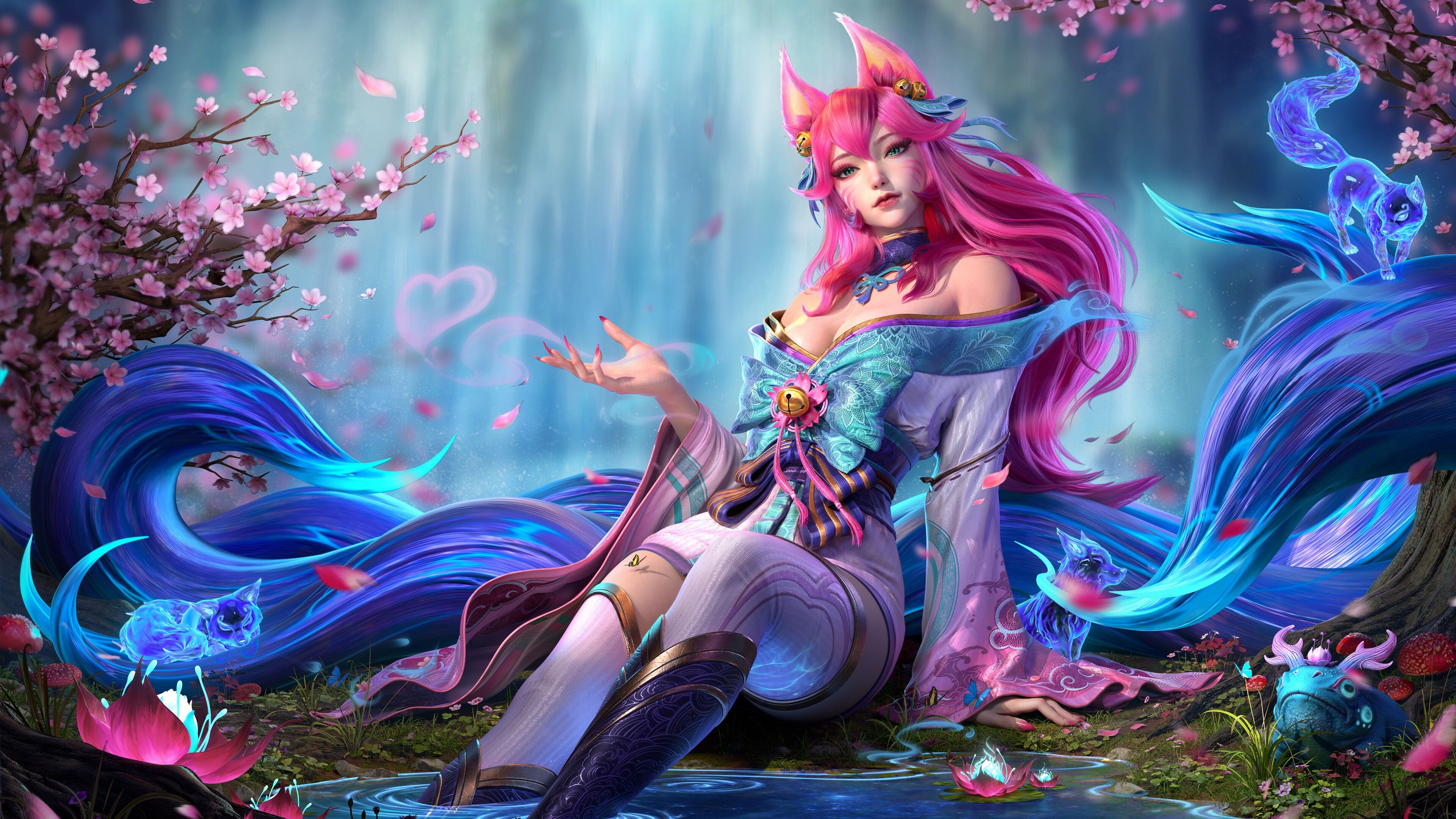 Ahri LoL Wallpapers - Top Free Ahri LoL Backgrounds - WallpaperAccess