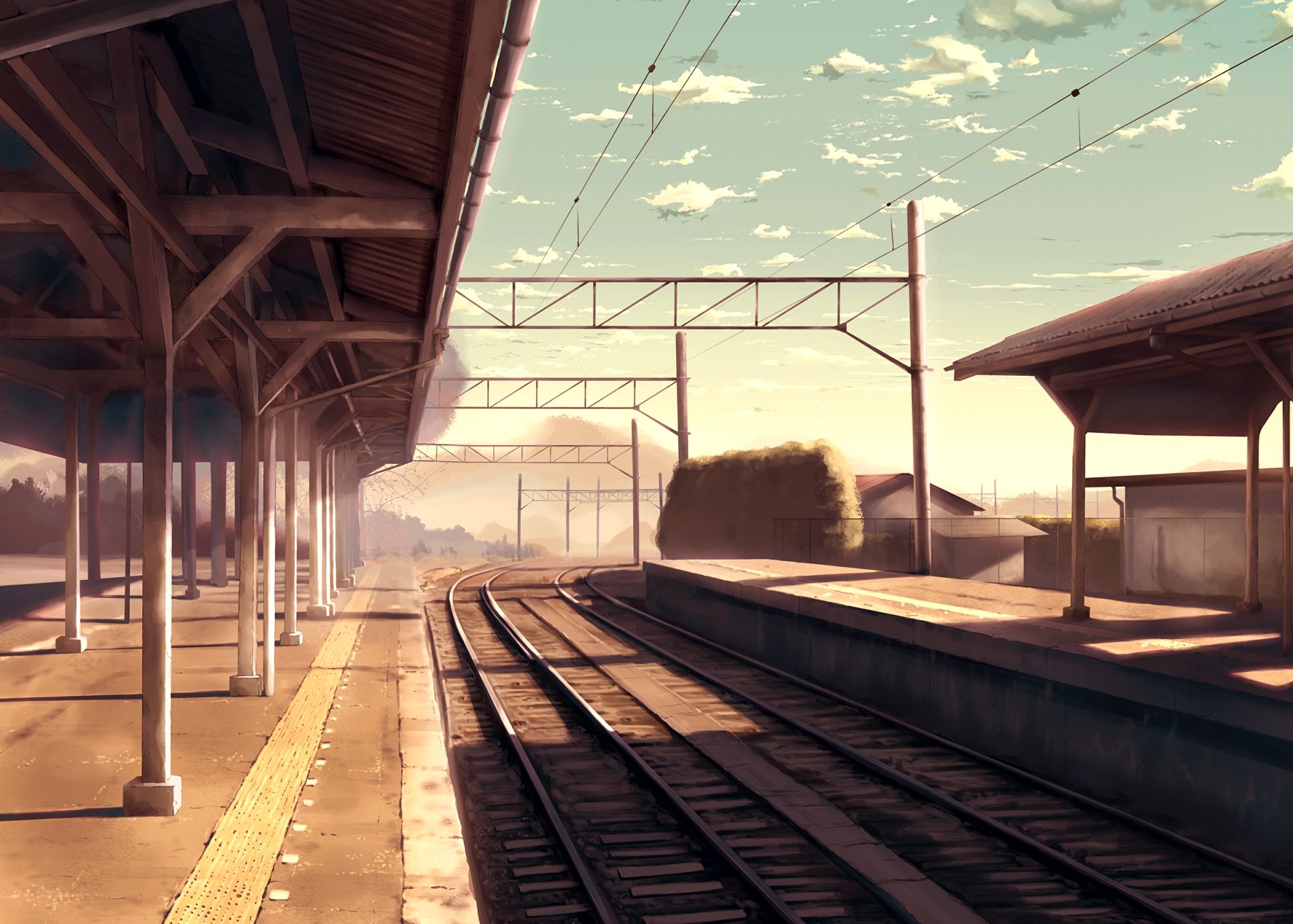 Anime Train Station Wallpapers - Top Free Anime Train Station ...