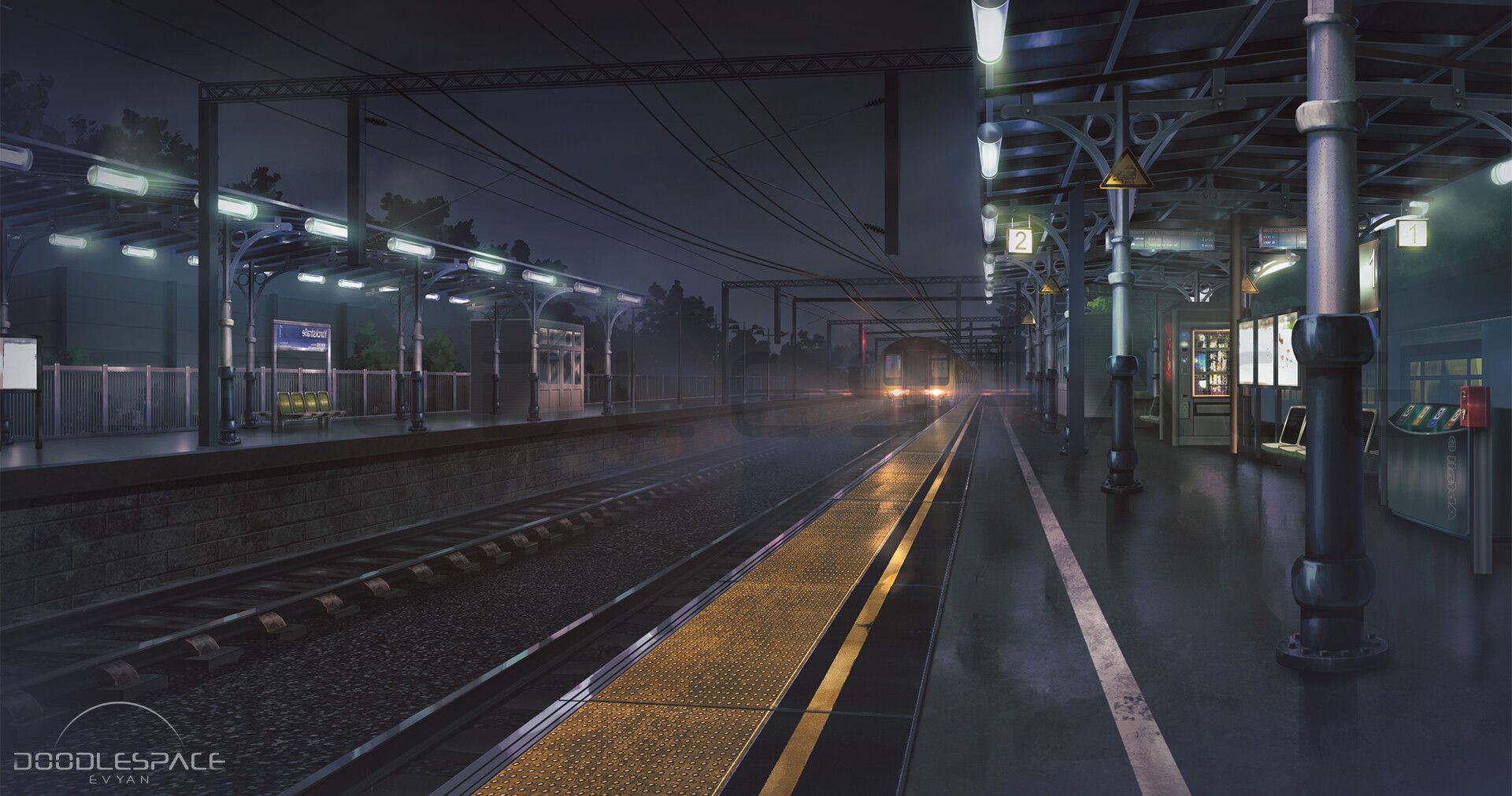 Anime Train Station Wallpapers - Top Free Anime Train Station ...