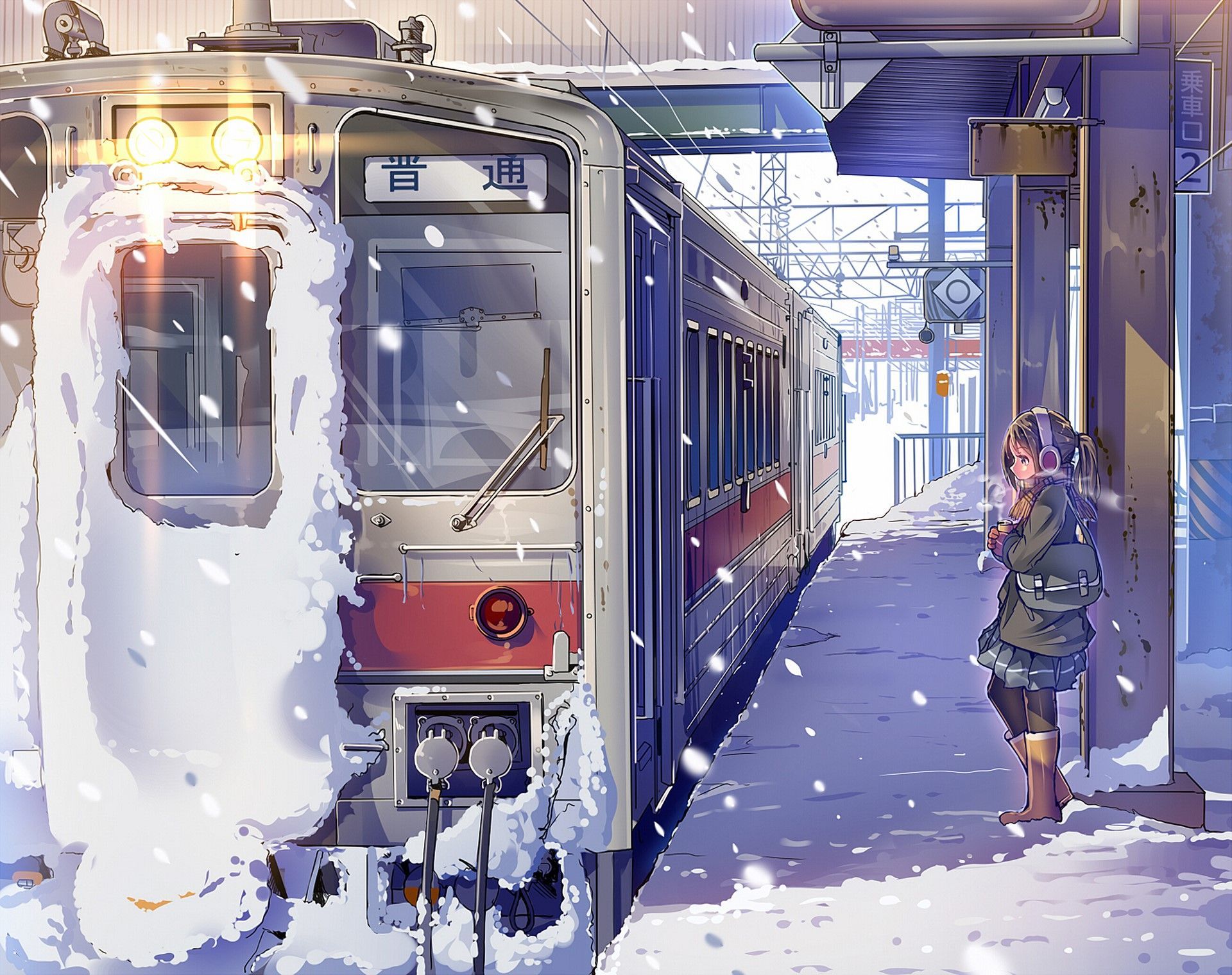 Anime Train Station Wallpapers - Top Free Anime Train Station ...
