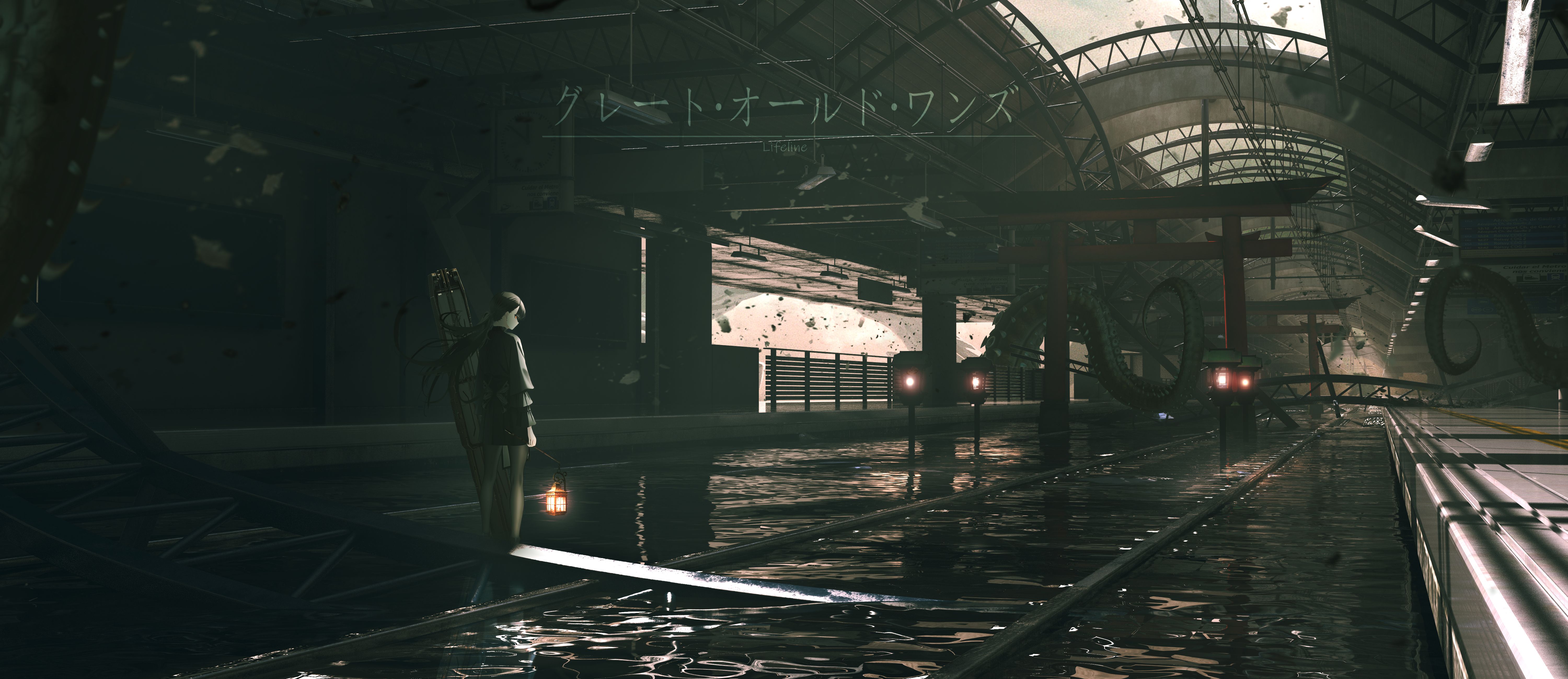 Anime Train Station Wallpapers - Top Free Anime Train Station ...