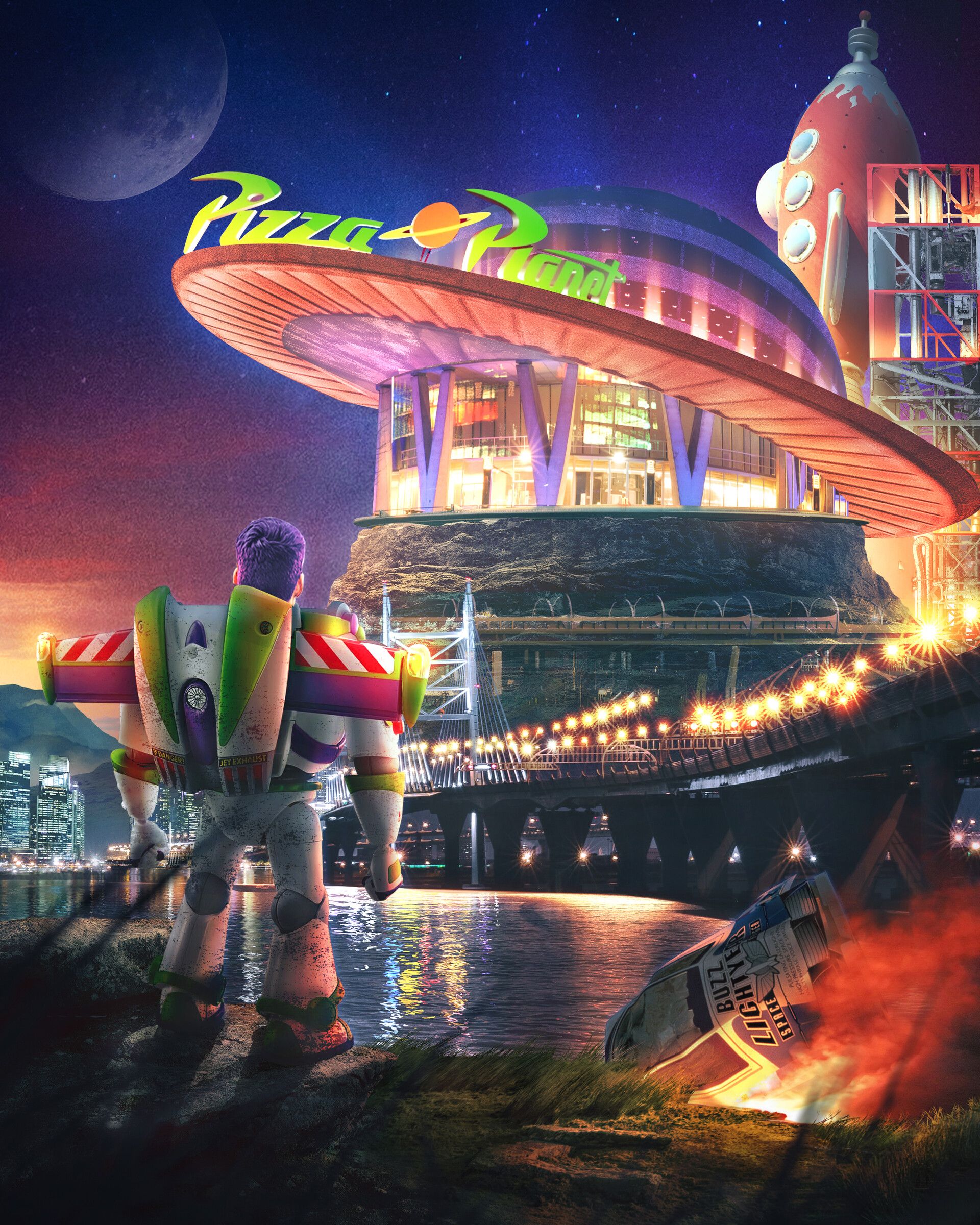 Pizza Planet Wallpapers - Top Free Pizza Planet Backgrounds - WallpaperAccess