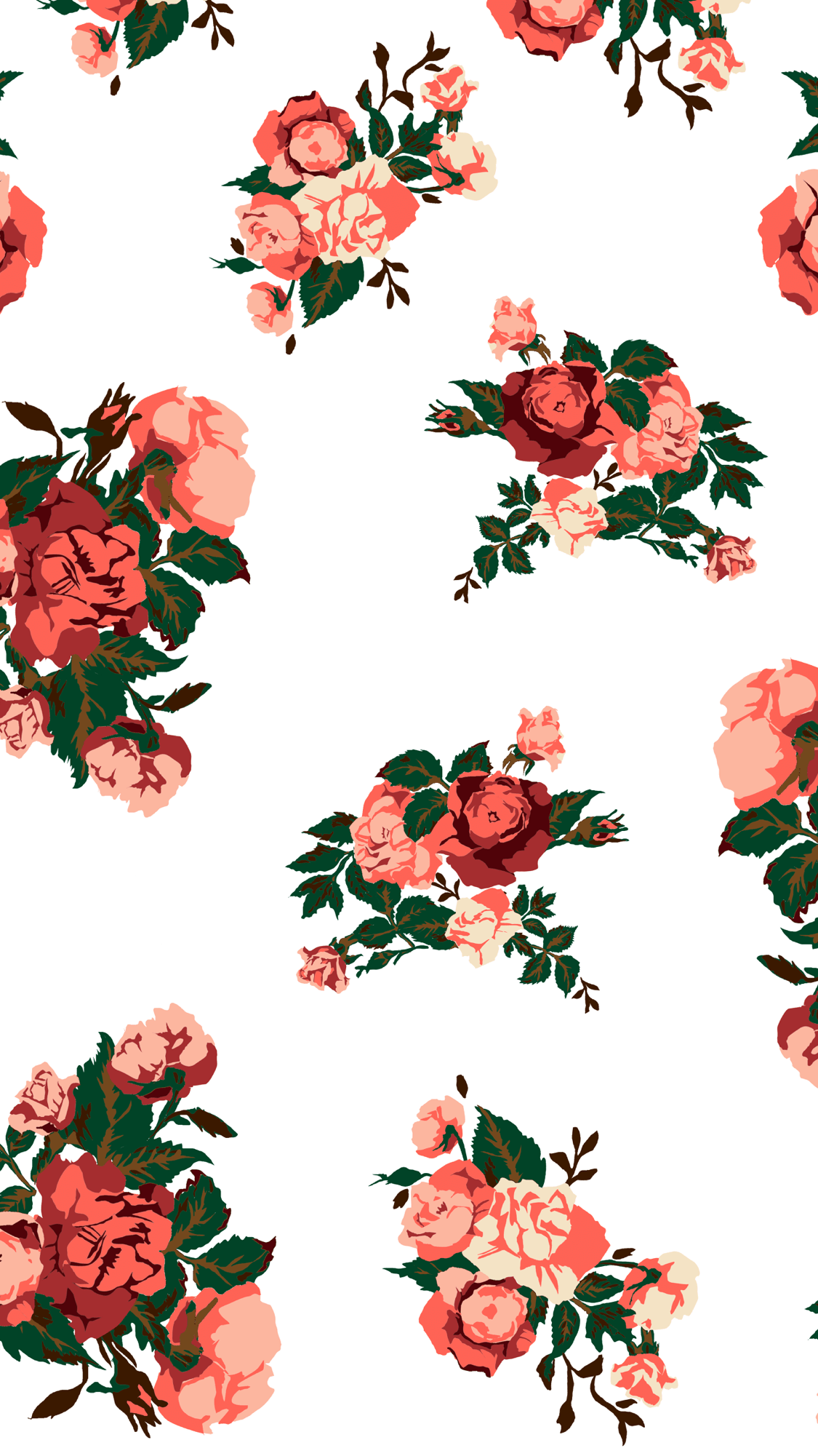Rose Pattern iPhone Wallpapers - Top Free Rose Pattern iPhone Backgrounds - WallpaperAccess