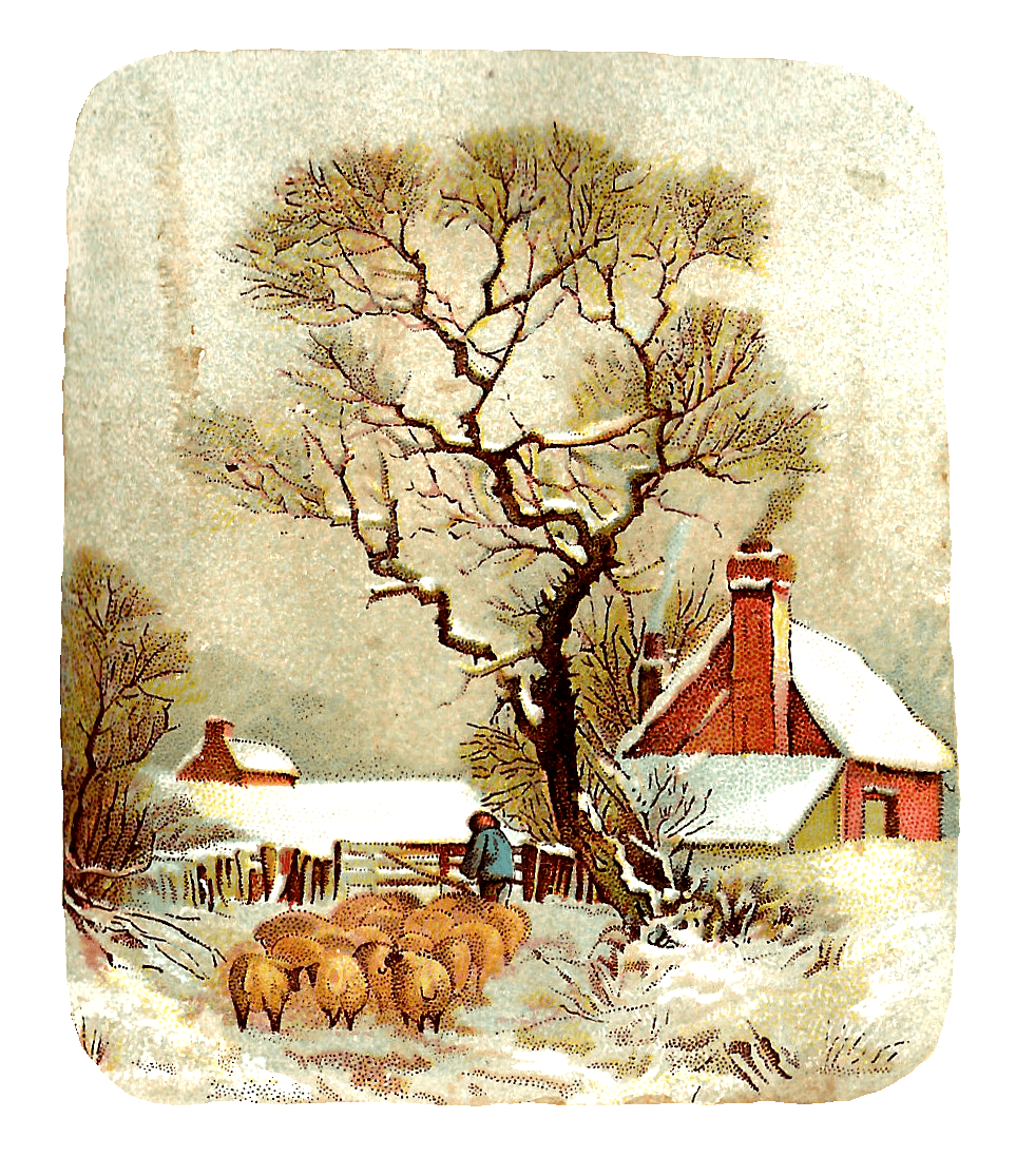 Vintage Winter Scenes Wallpapers - Top Free Vintage Winter Scenes ...