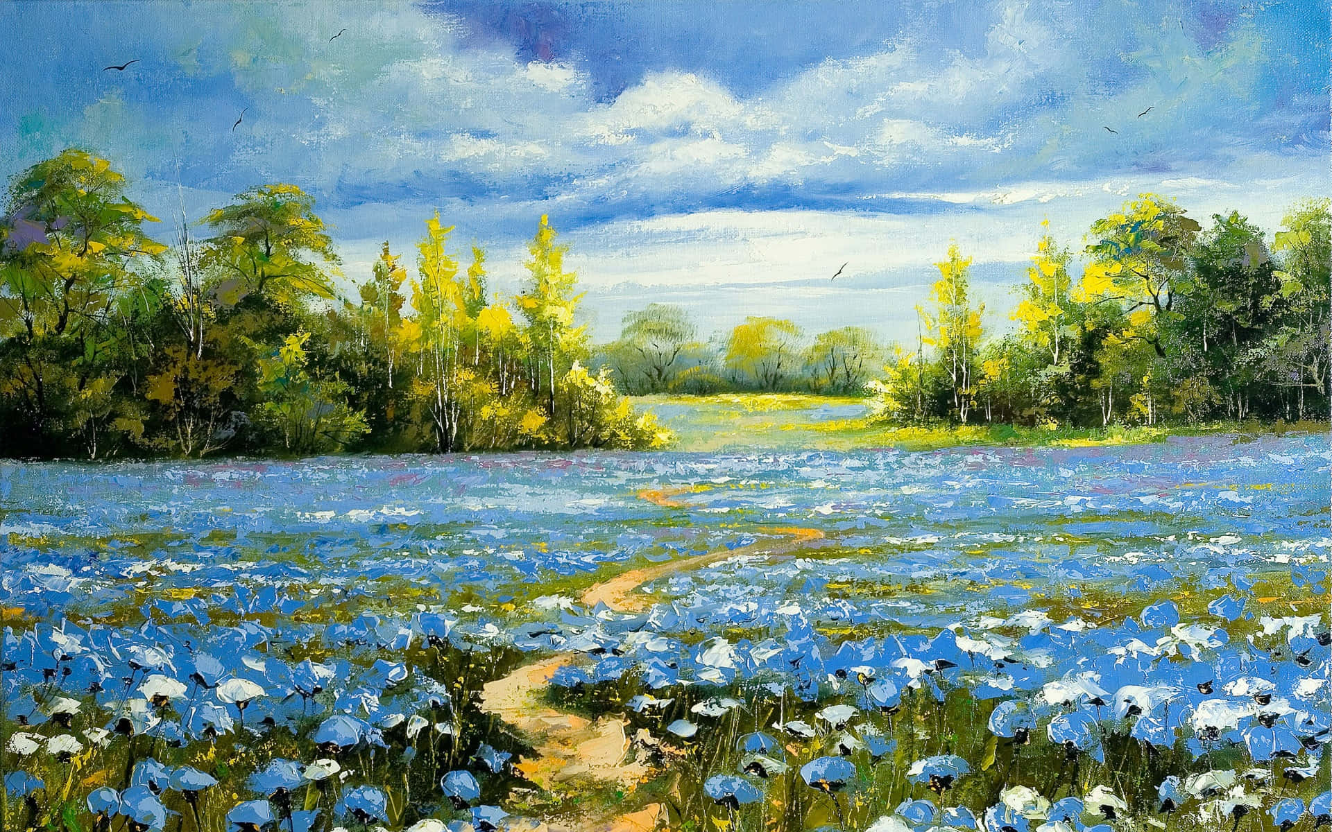 Oil Painting Flowers Wallpapers - Top Free Oil Painting Flowers ...