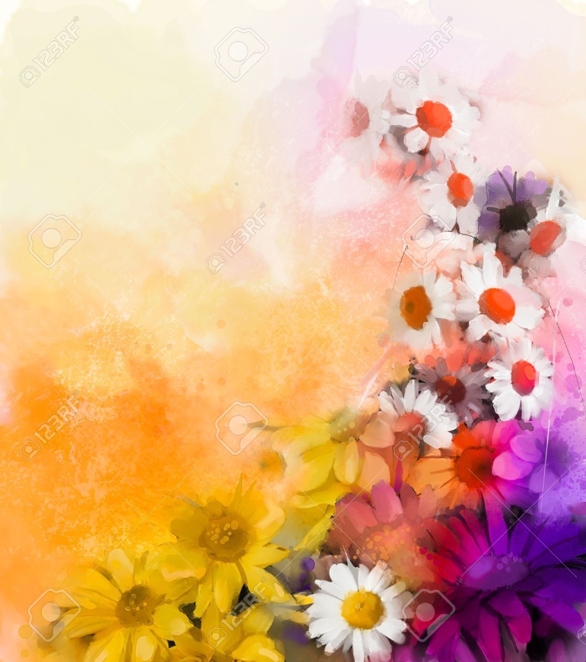 Oil Painting Flowers Wallpapers - Top Free Oil Painting Flowers ...