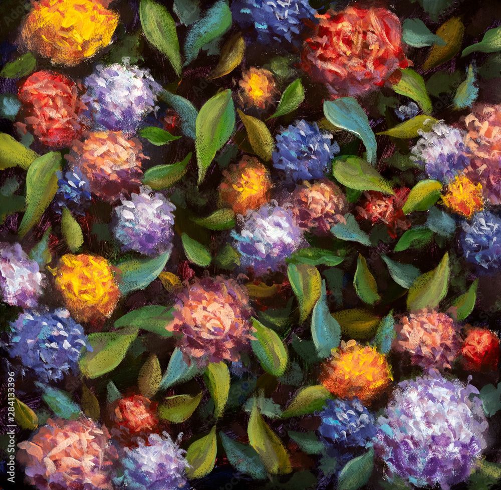 Oil Painting Flowers Wallpapers - Top Free Oil Painting Flowers ...