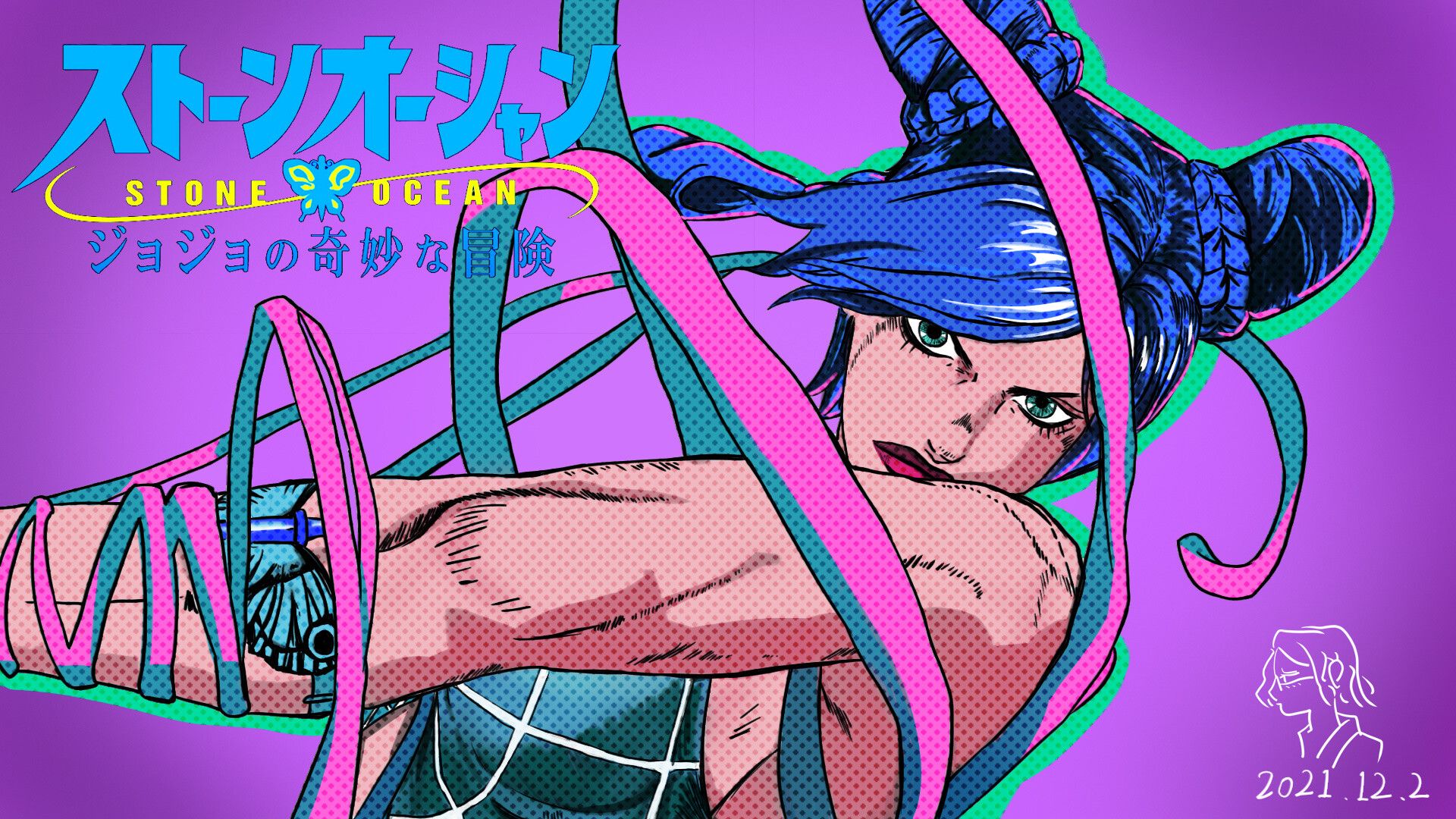 Jojo Stone Ocean Wallpapers - Top Free Jojo Stone Ocean Backgrounds - WallpaperAccess