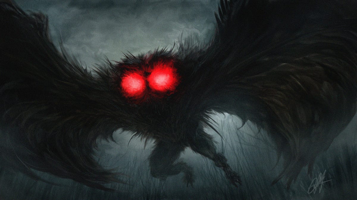 Mothman Wallpapers - Top Free Mothman Backgrounds - WallpaperAccess