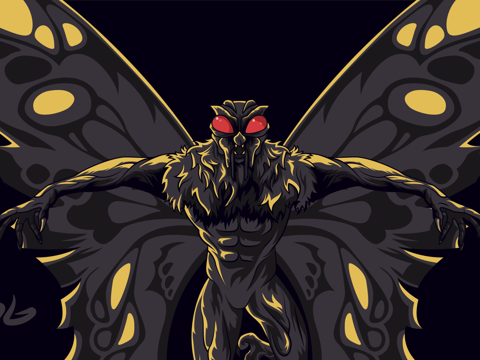 Mothman Wallpapers - Top Free Mothman Backgrounds - WallpaperAccess