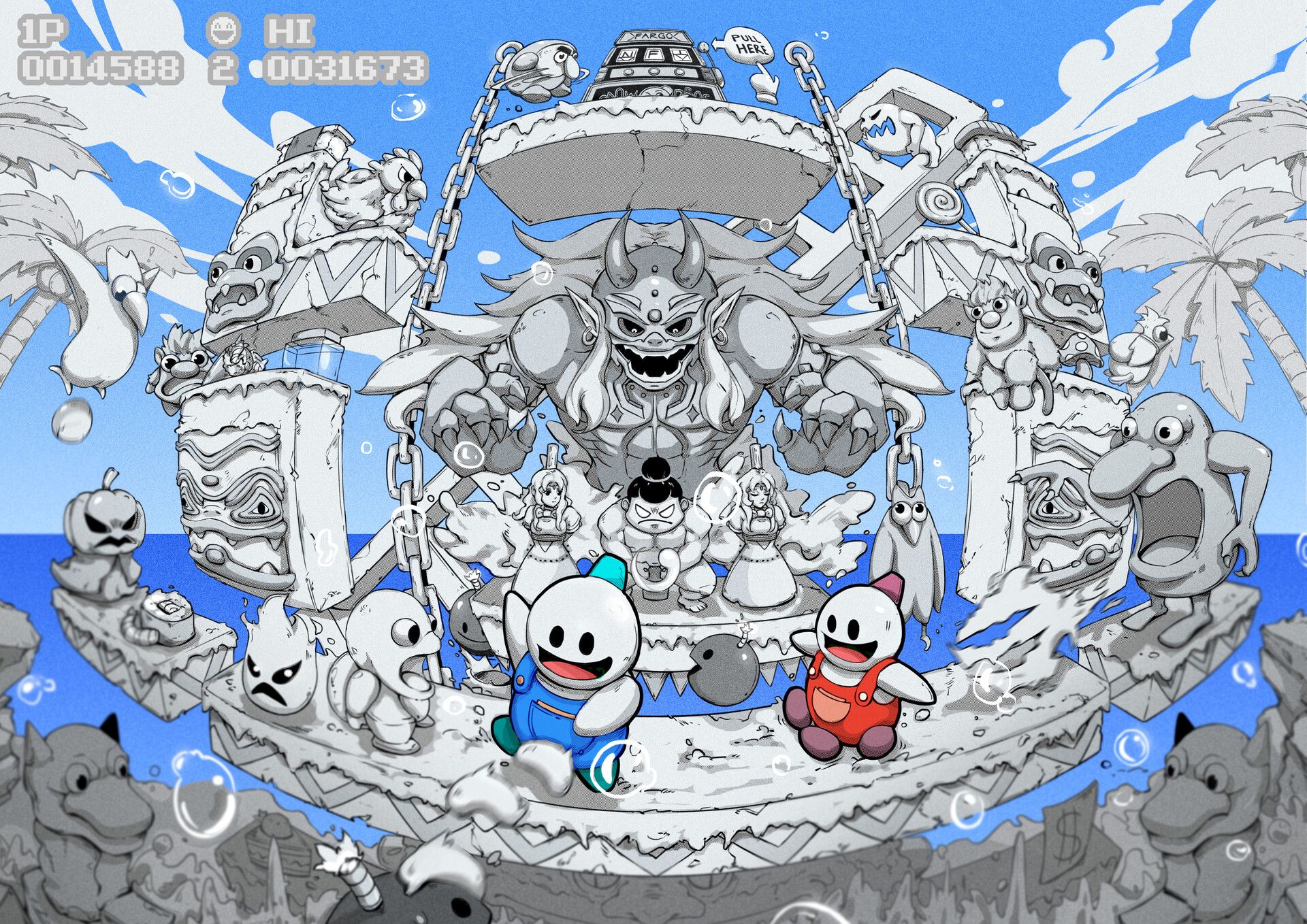 Snow Bros Wallpapers - Top Free Snow Bros Backgrounds - WallpaperAccess